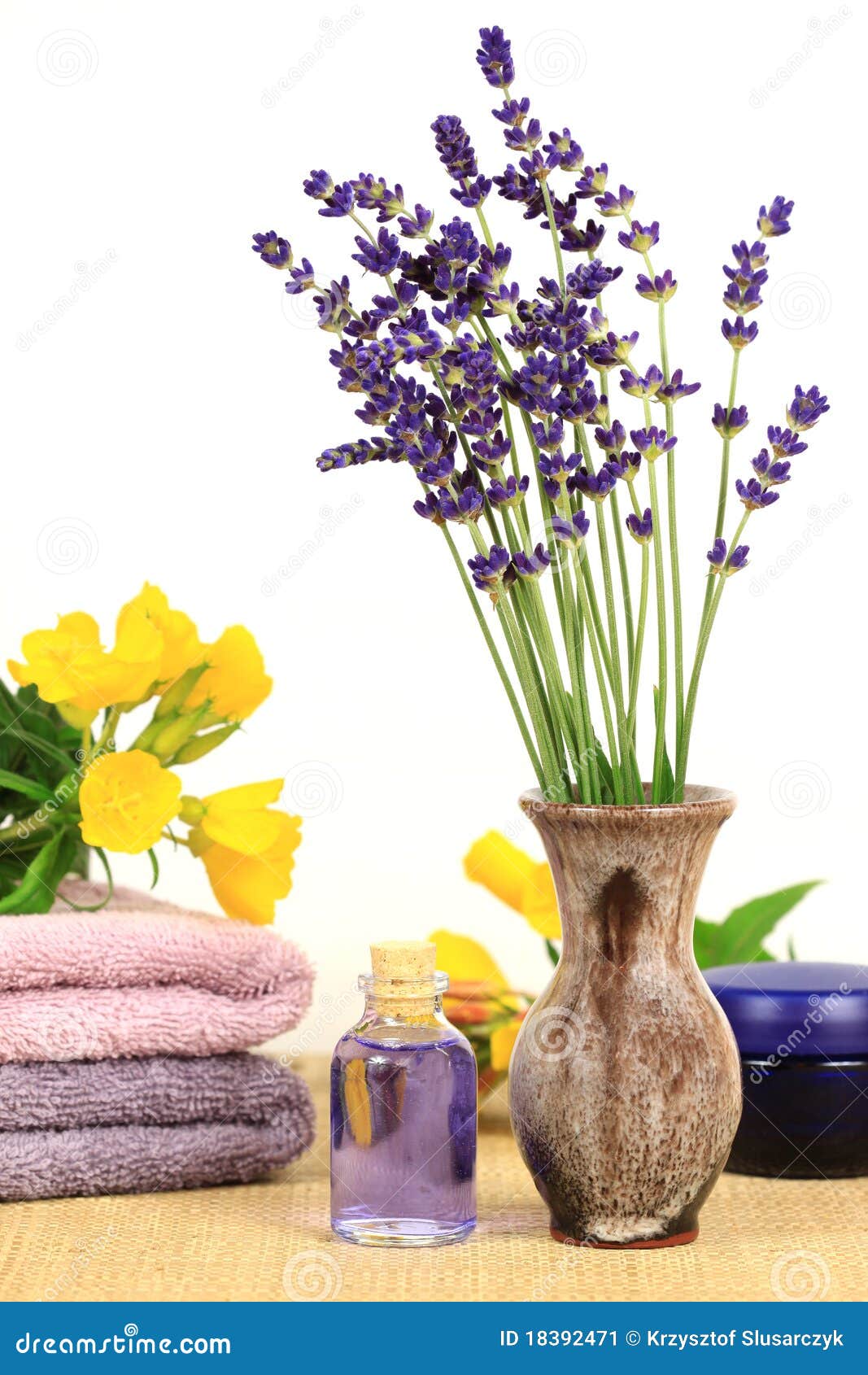 Lavender spa stock image. Image of composition, soap - 18392471