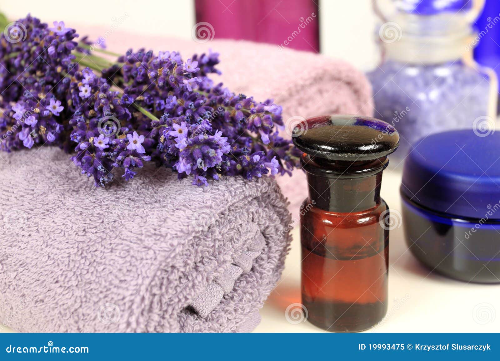 Lavender spa stock image. Image of flower, composition - 19993475