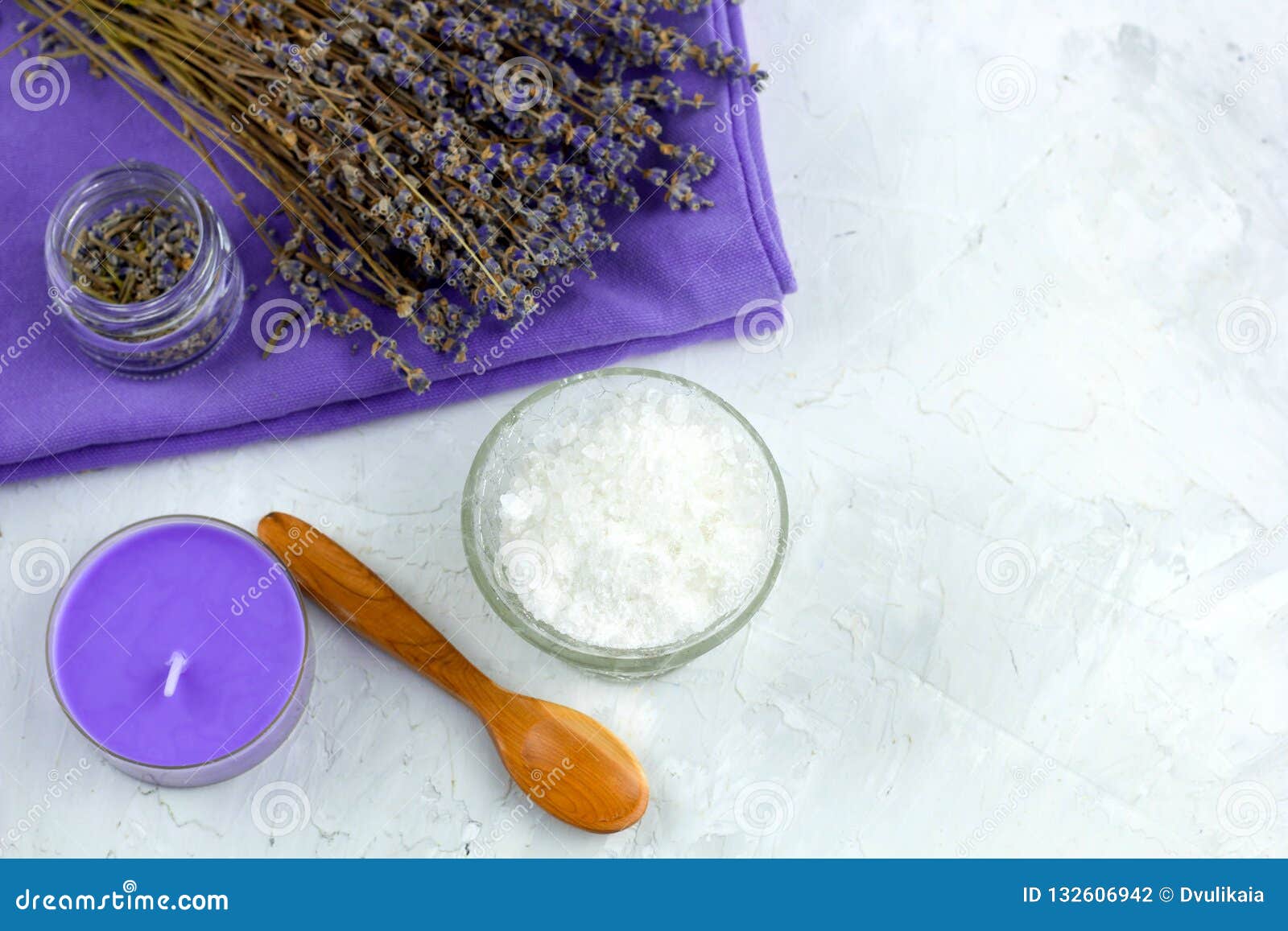 Lavender spa set stock photo. Image of natural, relax - 132606942
