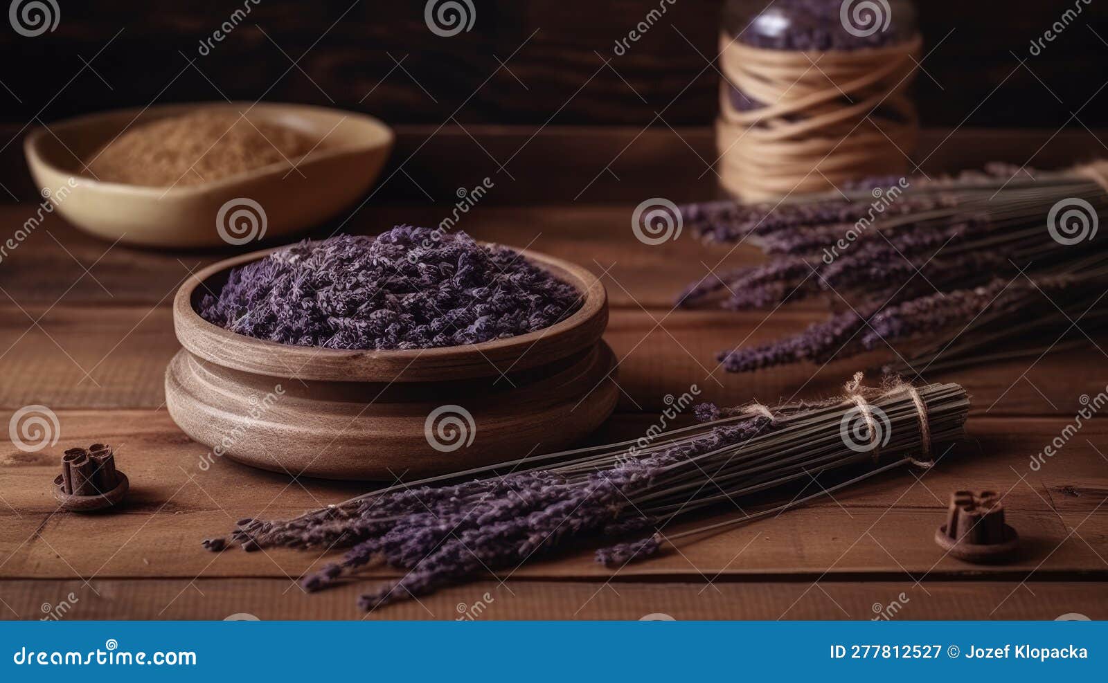 Lavender Still Life. Generative Ai. Stock Illustration - Illustration ...