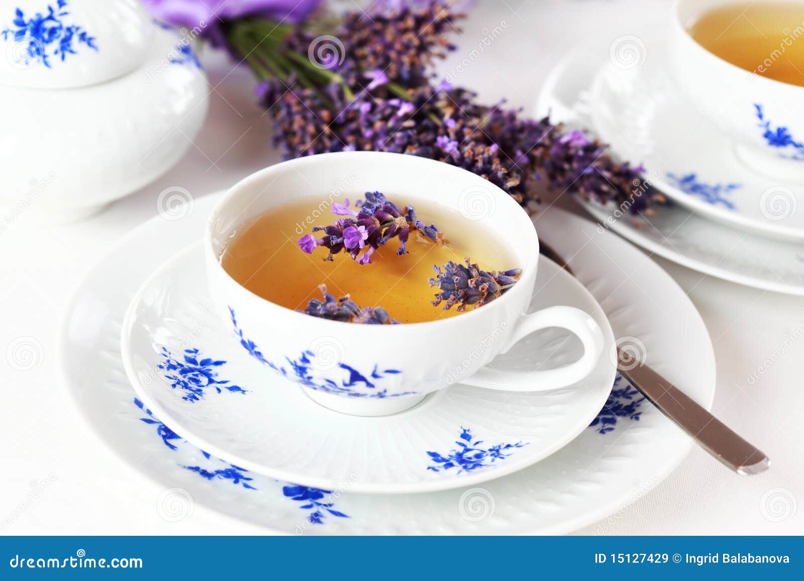 Lavender tea stock image. Image of brew, breakfast, dieting - 15127429