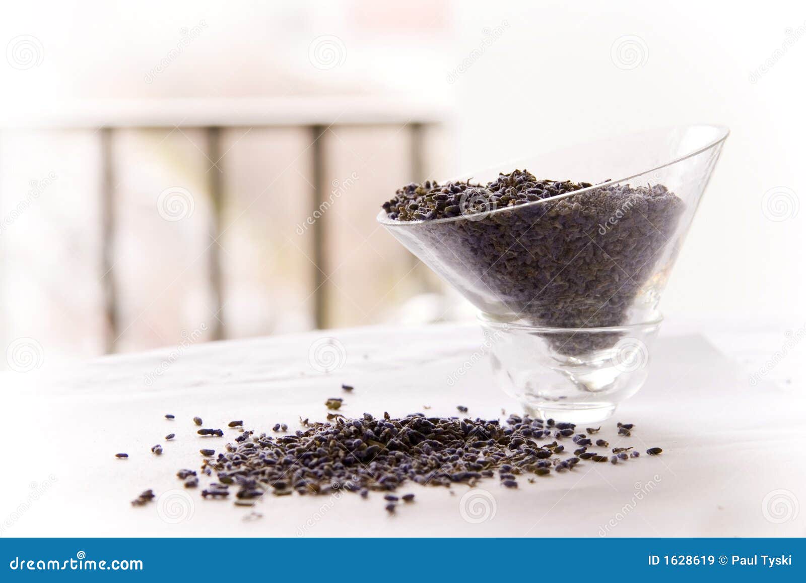 Lavender tea leaves stock image. Image of beverage, bloom - 1628619