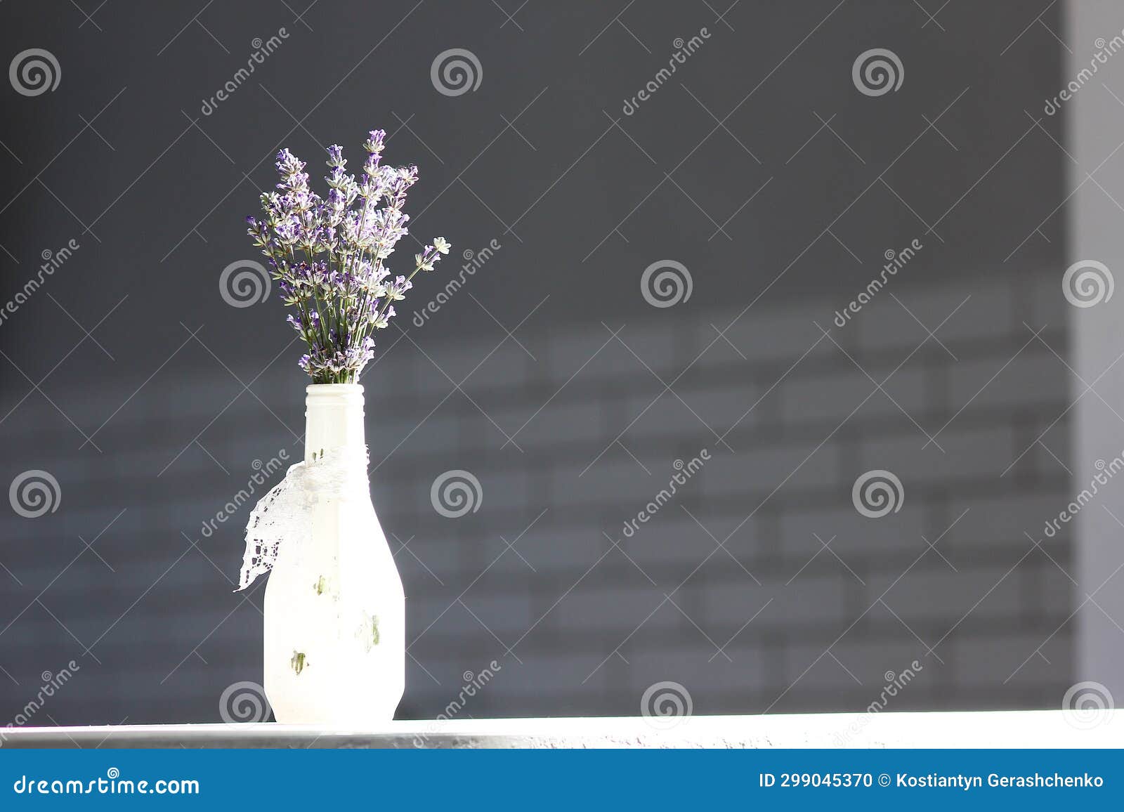 Lavender in a Vase Aroma Bouquet Stock Photo - Image of beauty ...