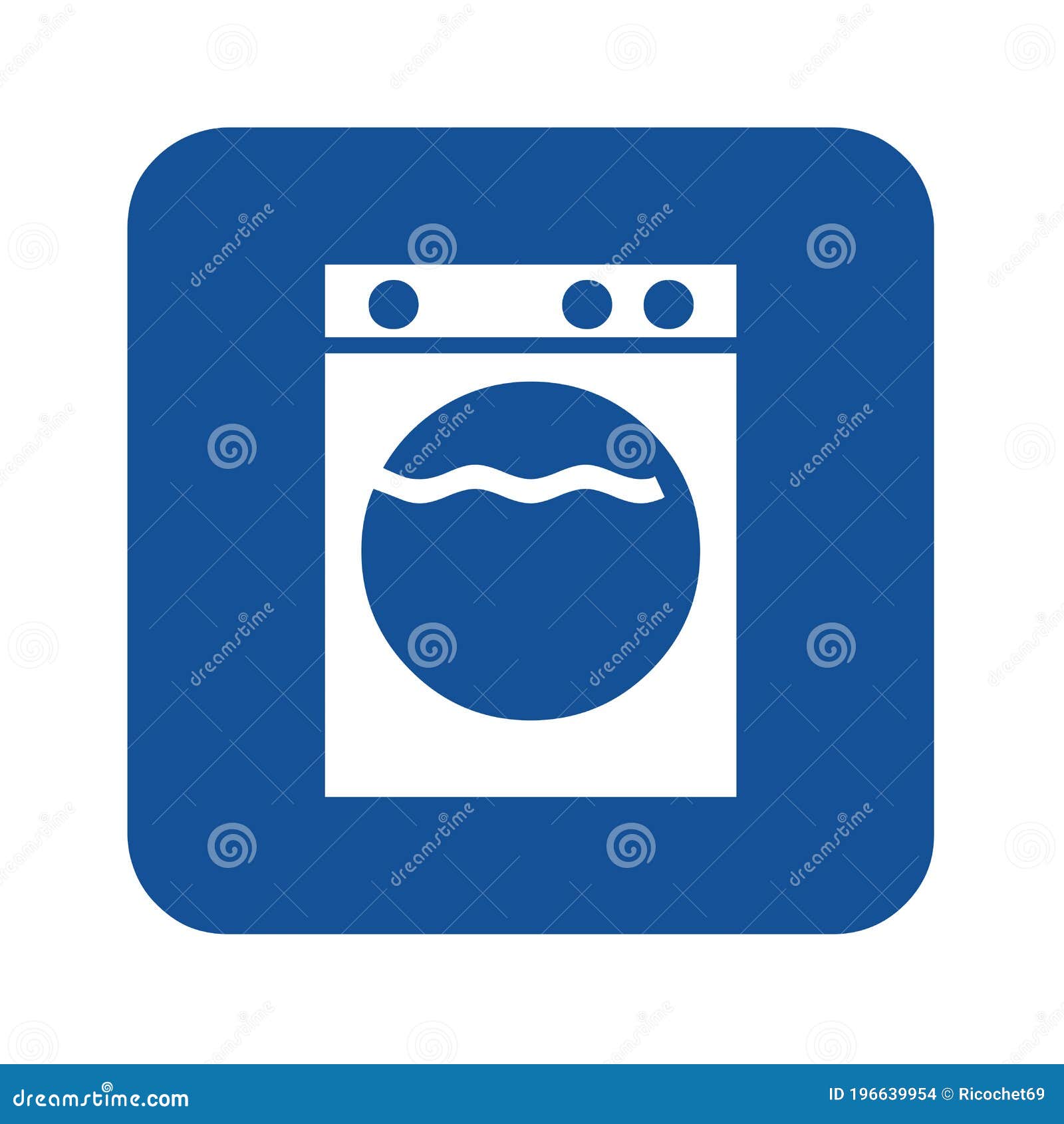 Lavez Le Pictogramme De Services De Machine Illustration Stock ...