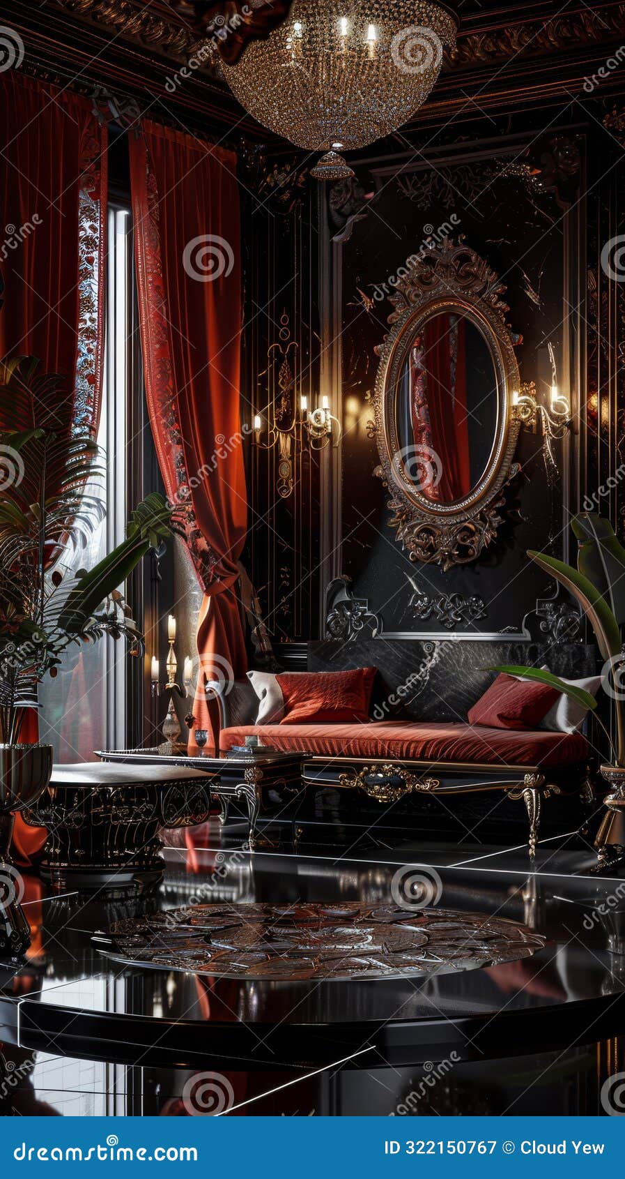 Lavish Mockup Design with Exquisite Decoration for a Sumptuous ...