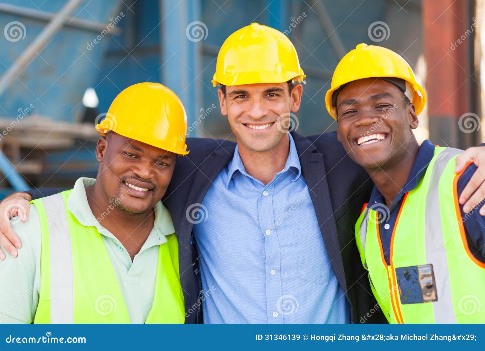 Lavoratori Dell'industria Pesante Immagine Stock - Immagine di collare ...