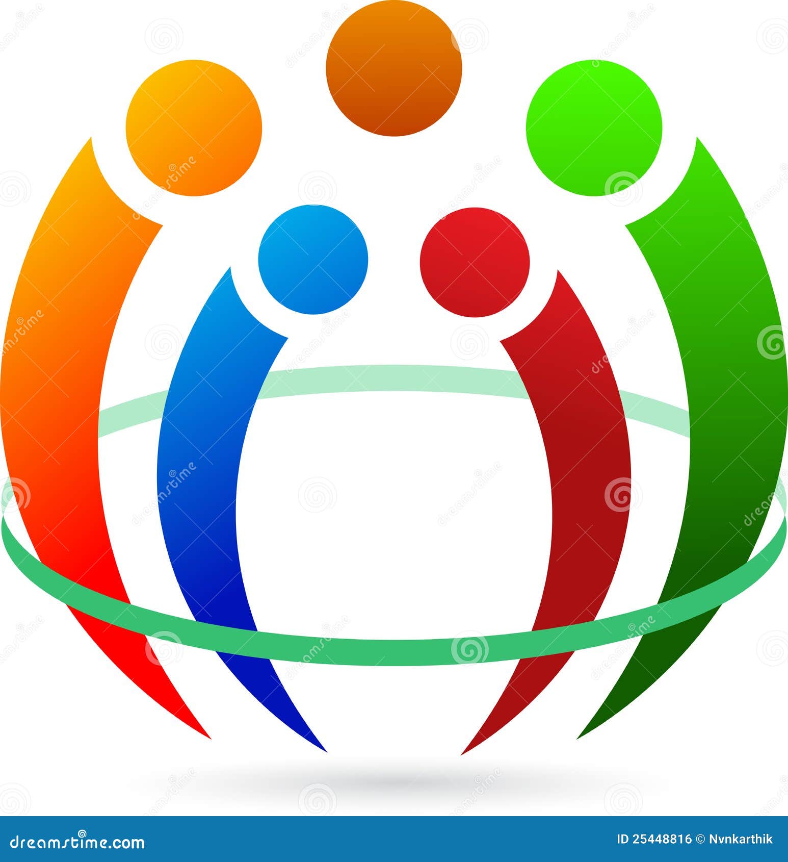 Lavoro di squadra illustrazione vettoriale. Illustrazione di marchi ...