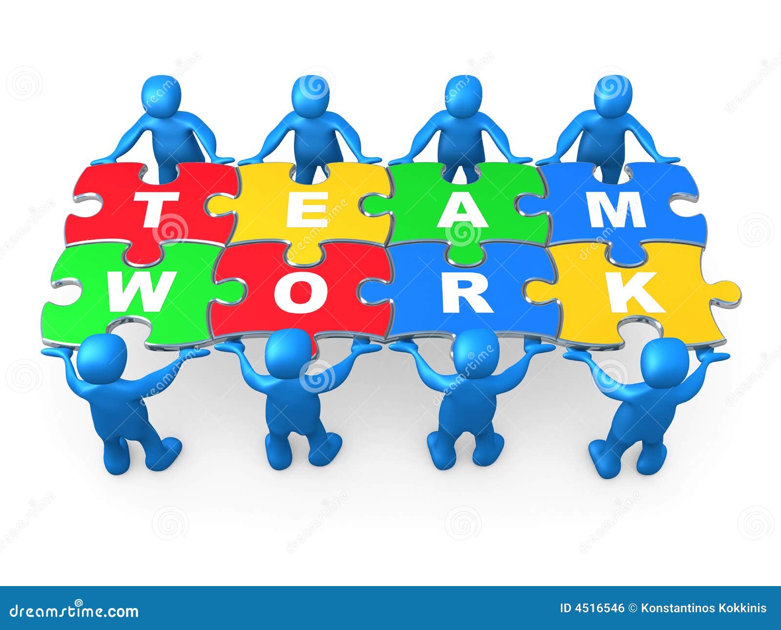 Lavoro di squadra illustrazione di stock. Illustrazione di supporto ...