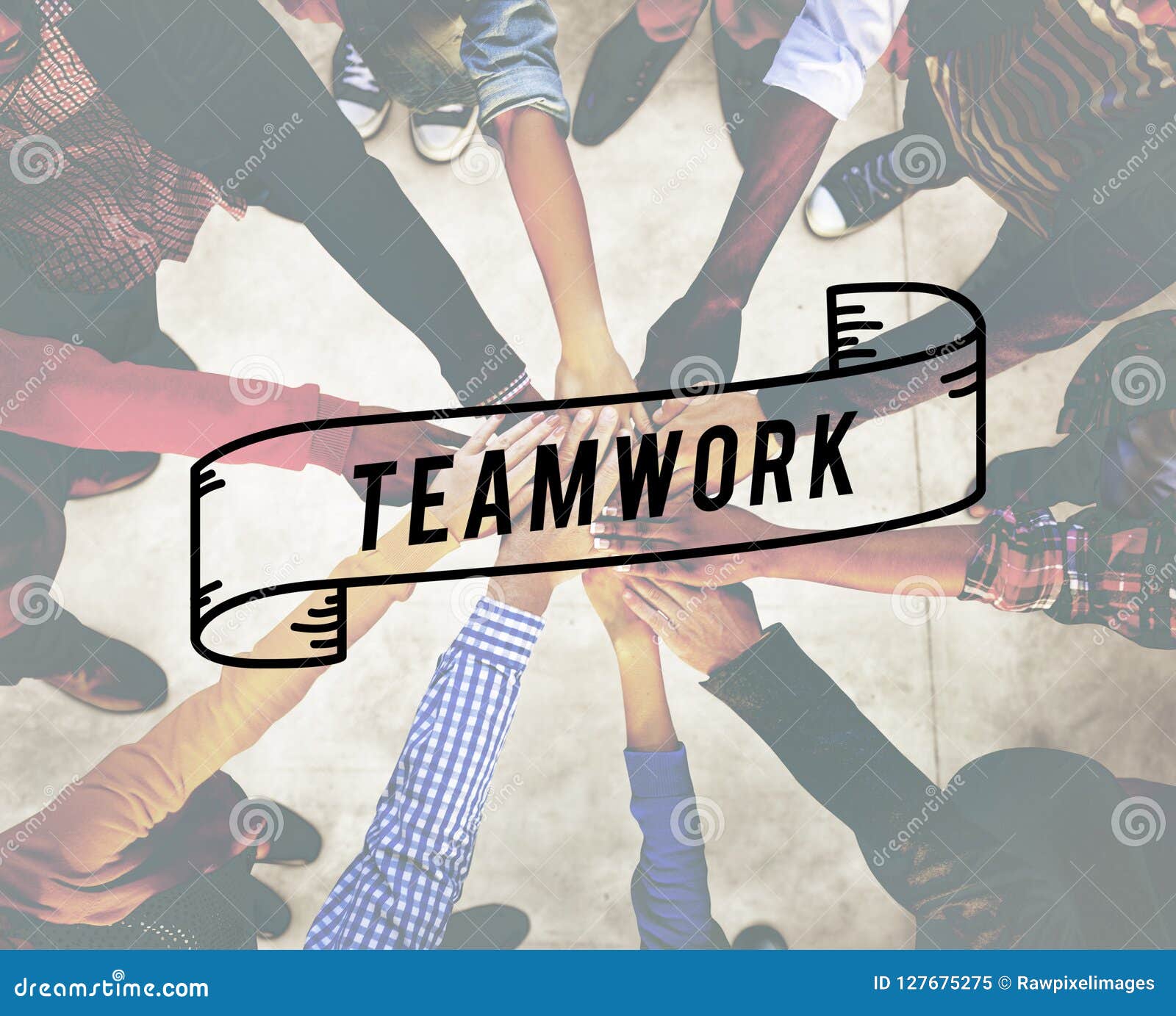 Lavoro Di Squadra Team Building Cooperation Relationship Concept ...