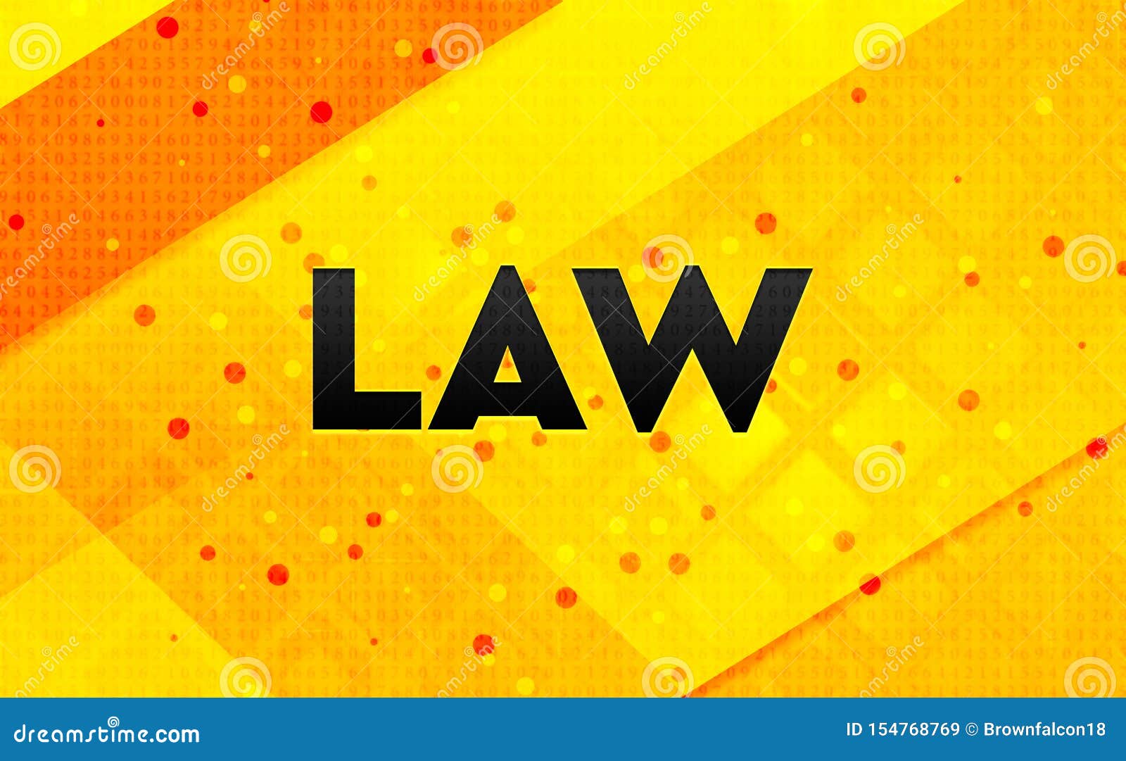 Law Abstract Digital Banner Yellow Background Stock Illustration ...