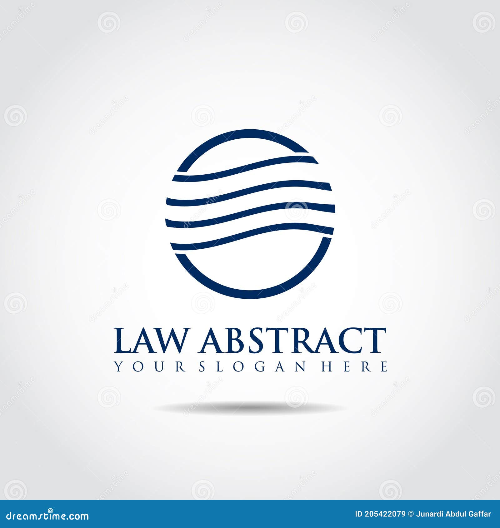 Law Abstract Logo Template. Vector Illustrator Eps.10 Stock Vector ...