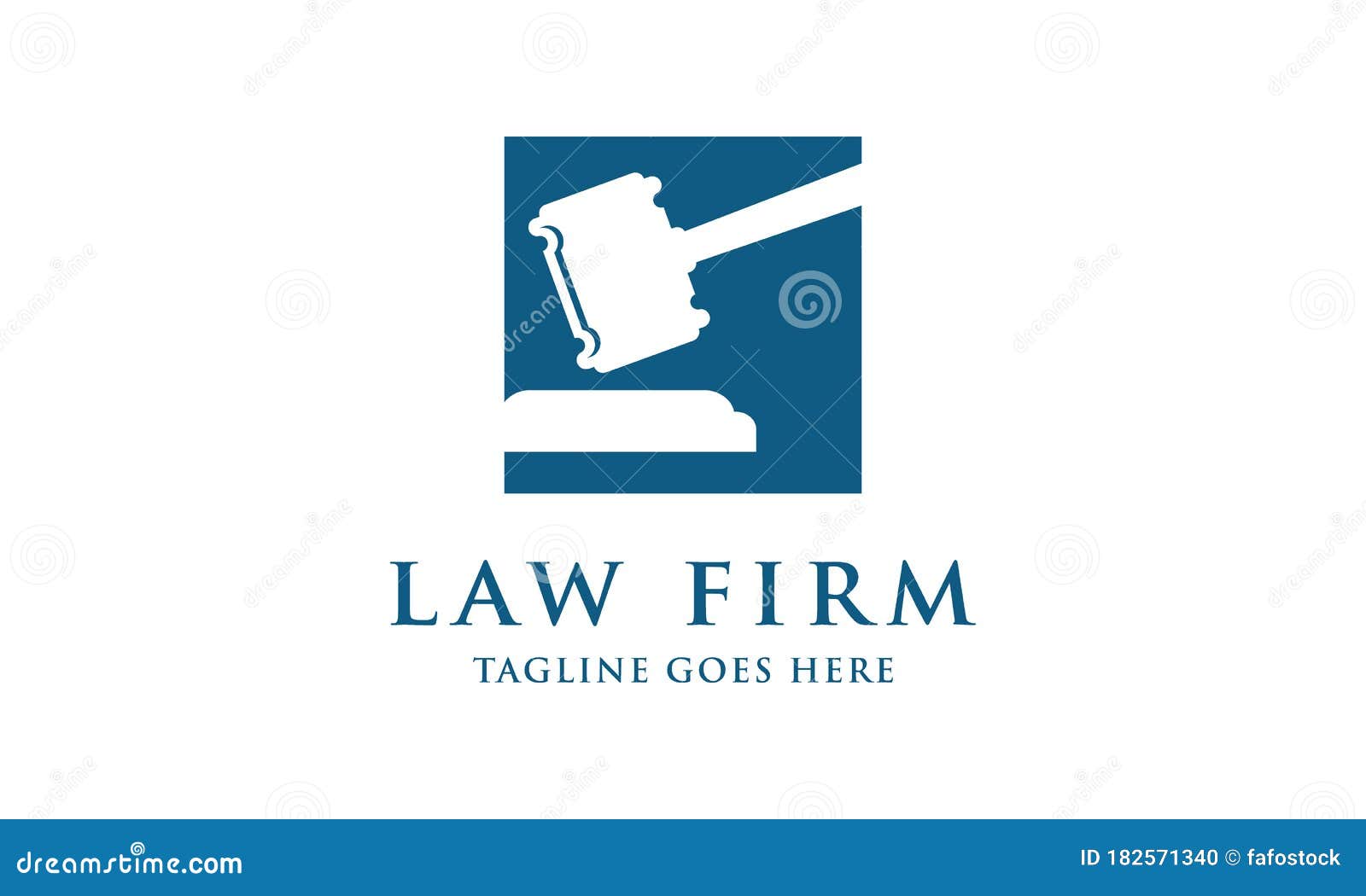 Law and Attorney with Gavel Logo Design Template Stock Vector ...