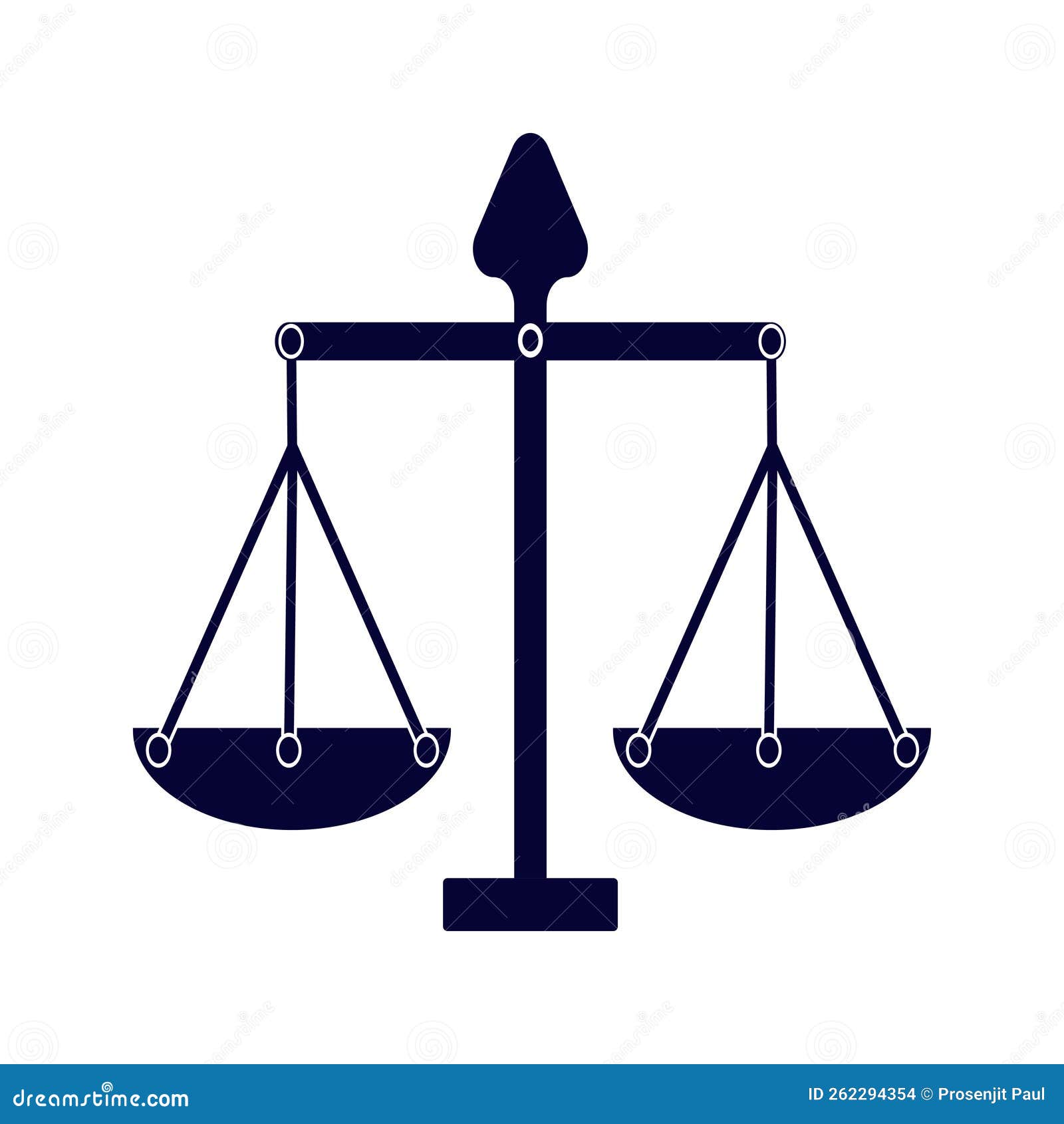 Law balance icon stock vector. Illustration of court - 262294354