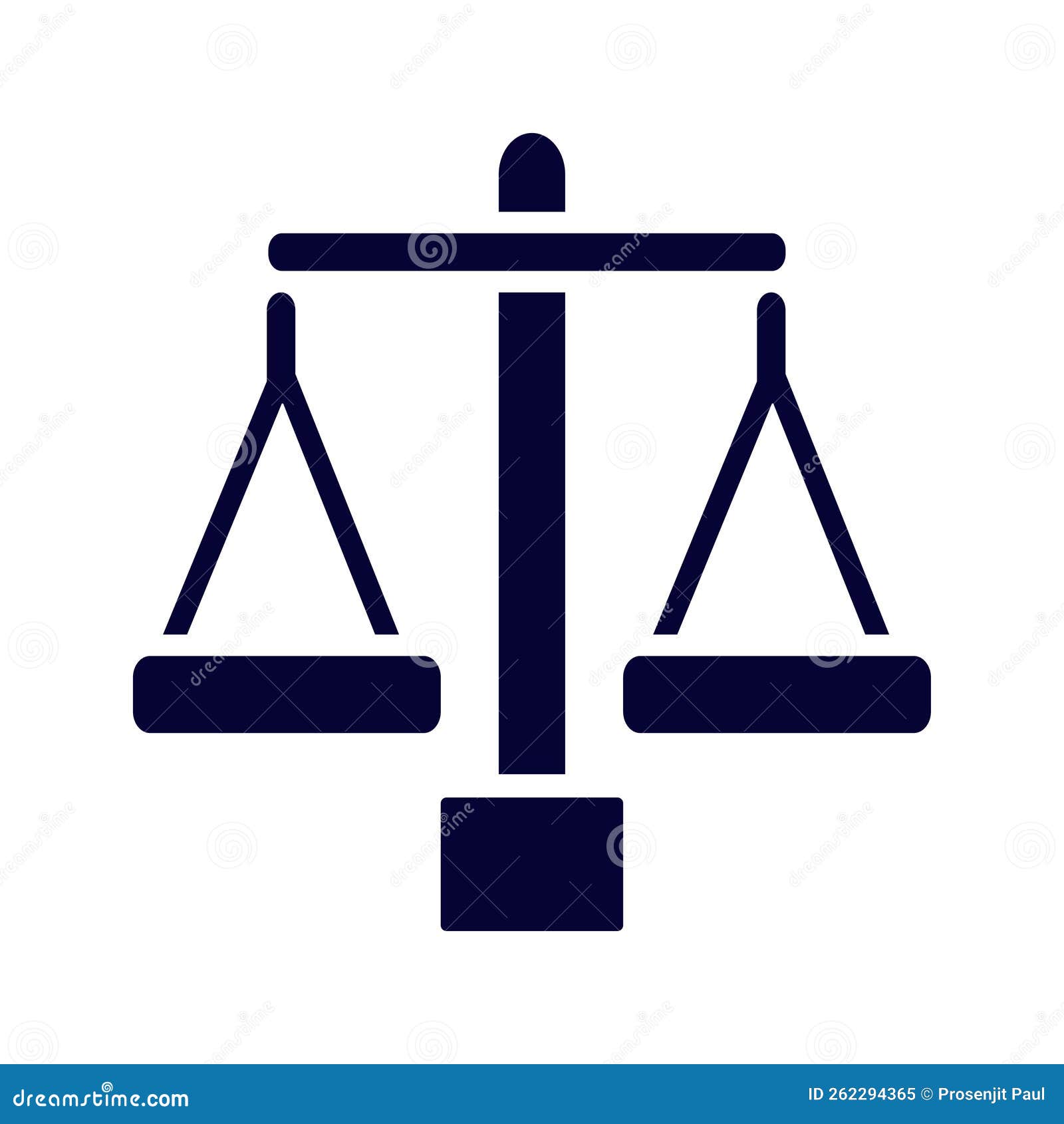 Law balance icon stock vector. Illustration of crime - 262294365