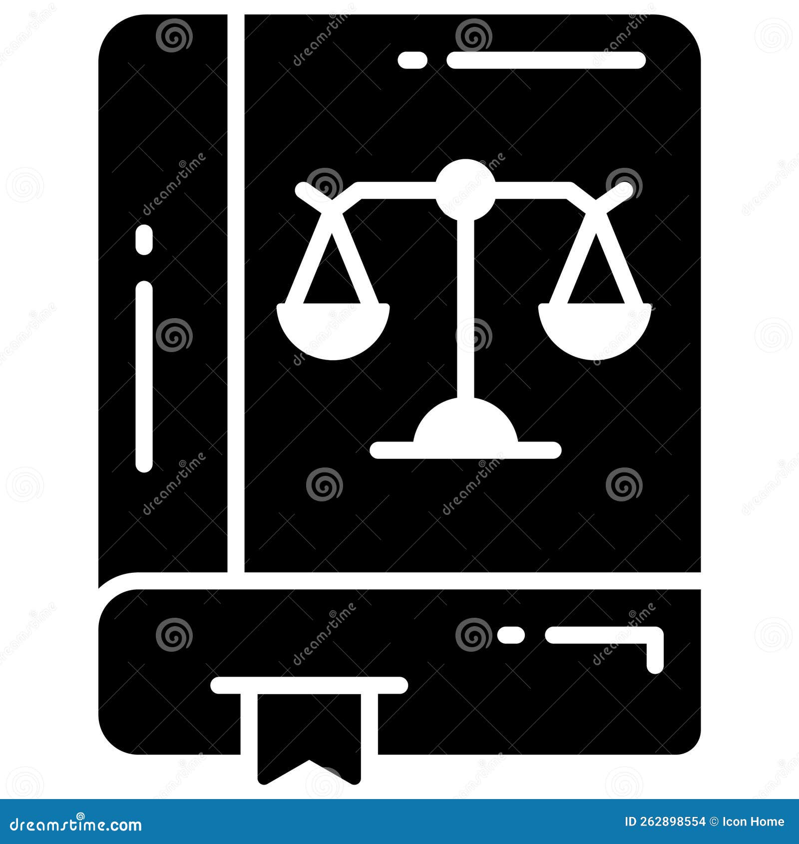 Law Book Copyright Law, Intellectual Property Icon Stock Vector ...