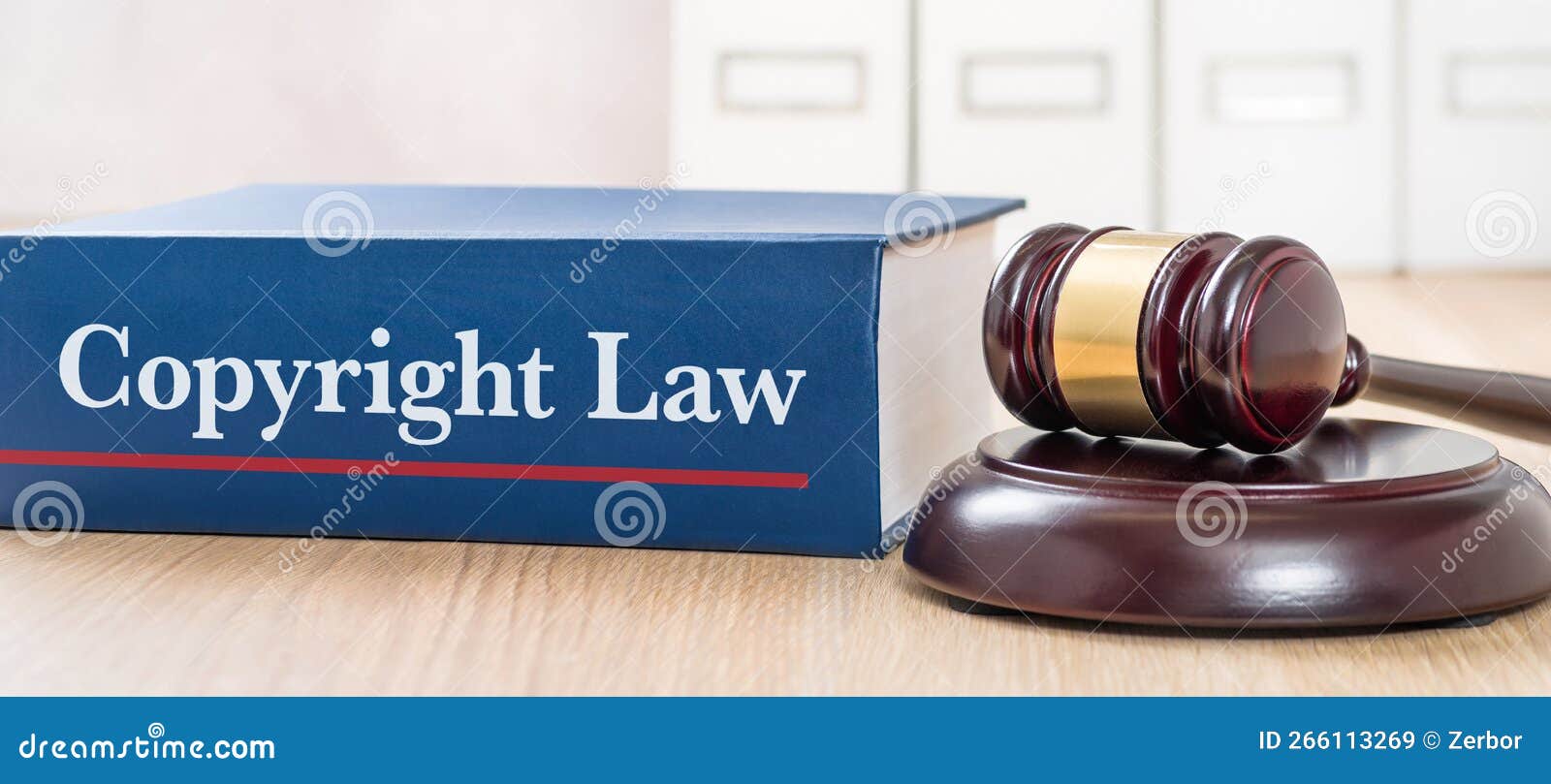 A Law Book with a Gavel - Copyright Law Stock Image - Image of lawyer ...
