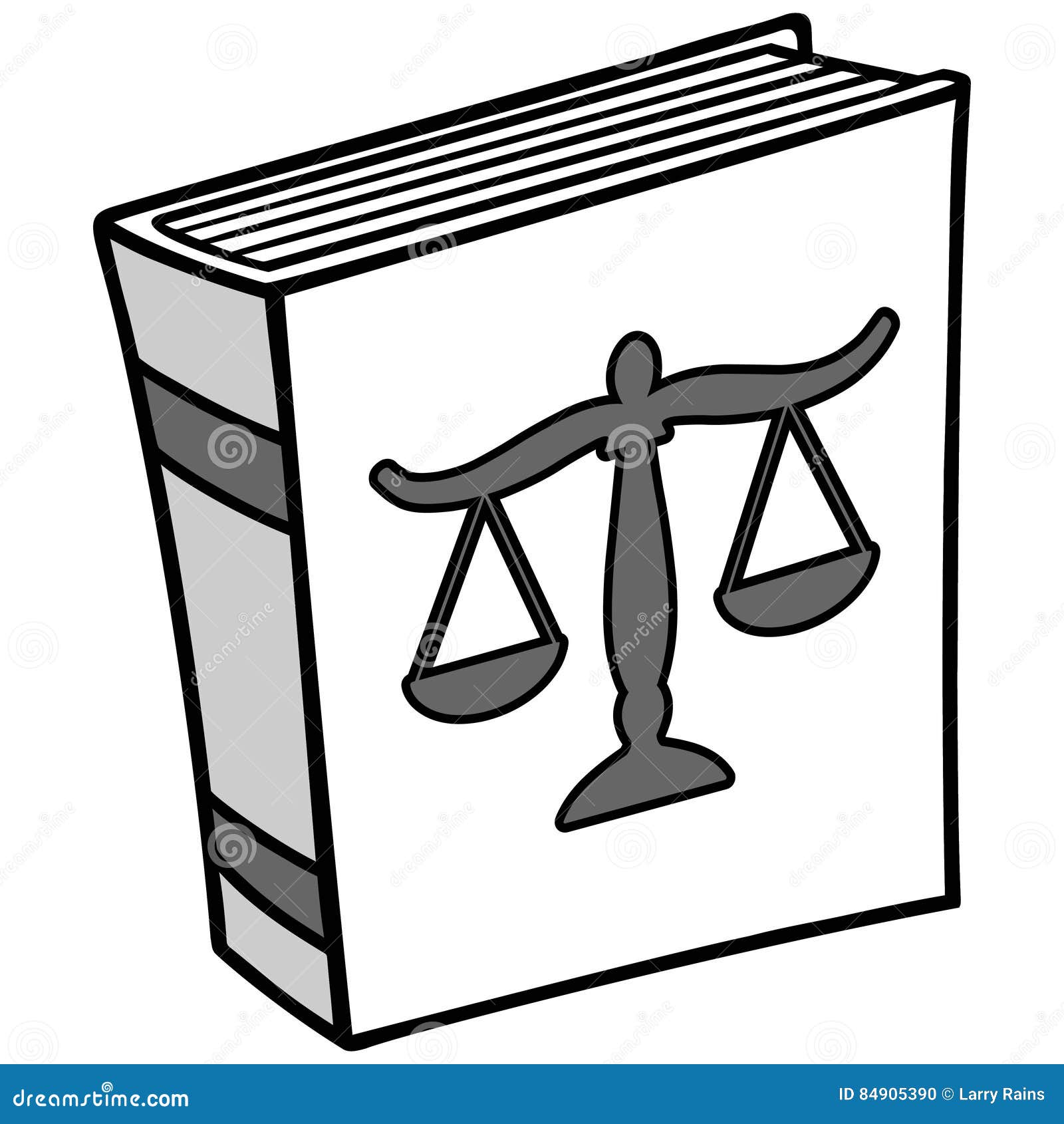 Law Book Illustration stock vector. Illustration of education - 84905390