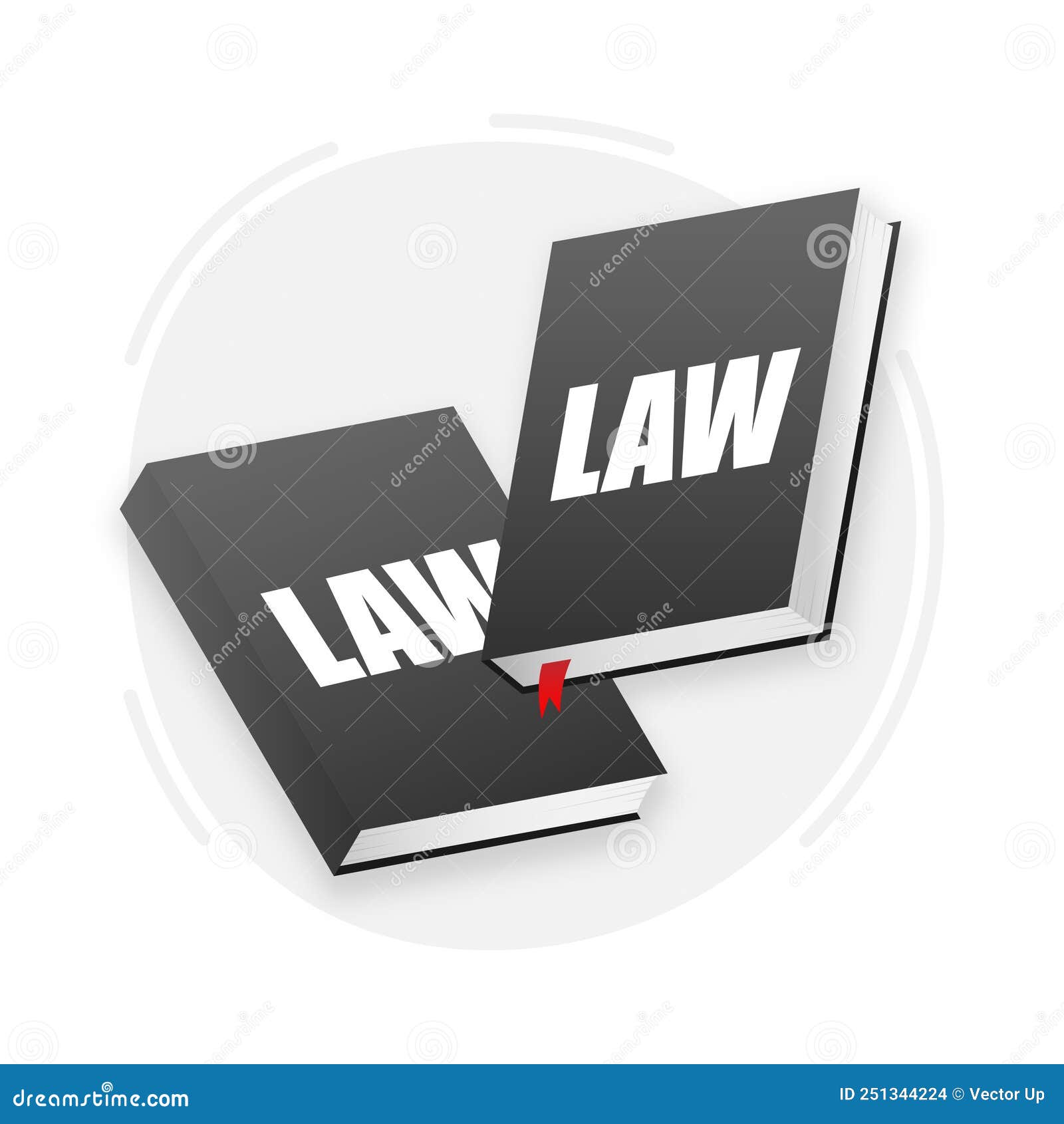 Law Book, Justice Isometric Icon. 3d Line Art Technical Drawing ...