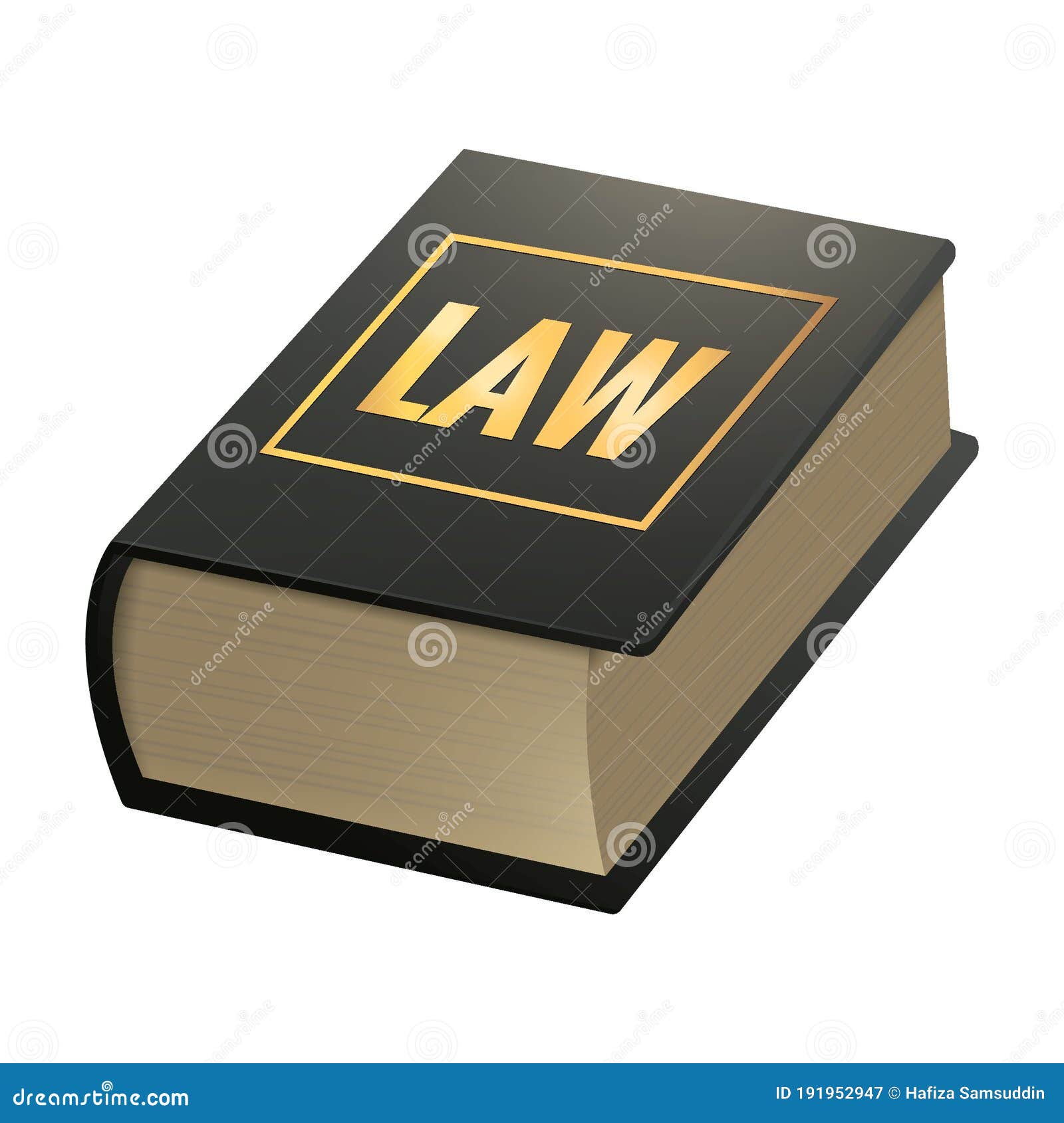 Law Book. Vector Illustration Decorative Design Stock Vector ...