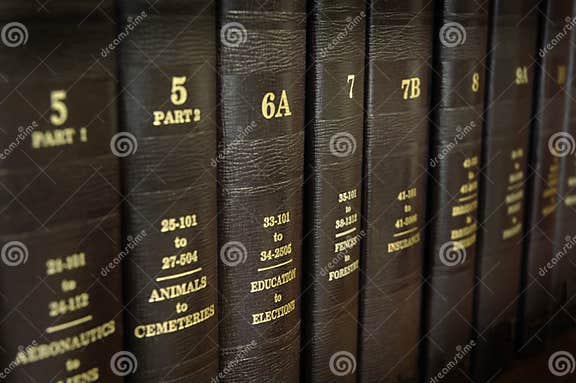 Law Books stock image. Image of lawyers, judges, spine - 3309495