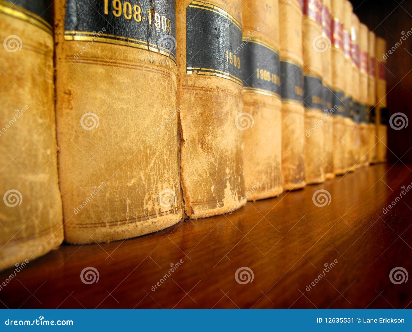 Law Books on Shelf stock image. Image of page, legal - 12635551