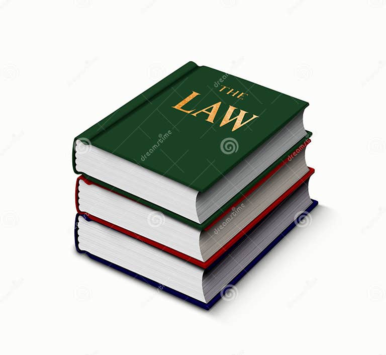 Law books stack up stock illustration. Illustration of judgement - 28158734