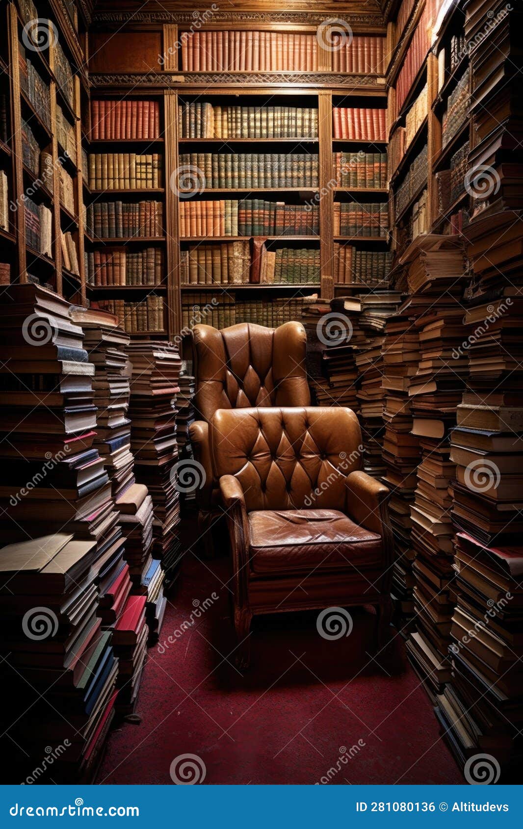 Law Books Stacked in a Library Setting Stock Illustration ...