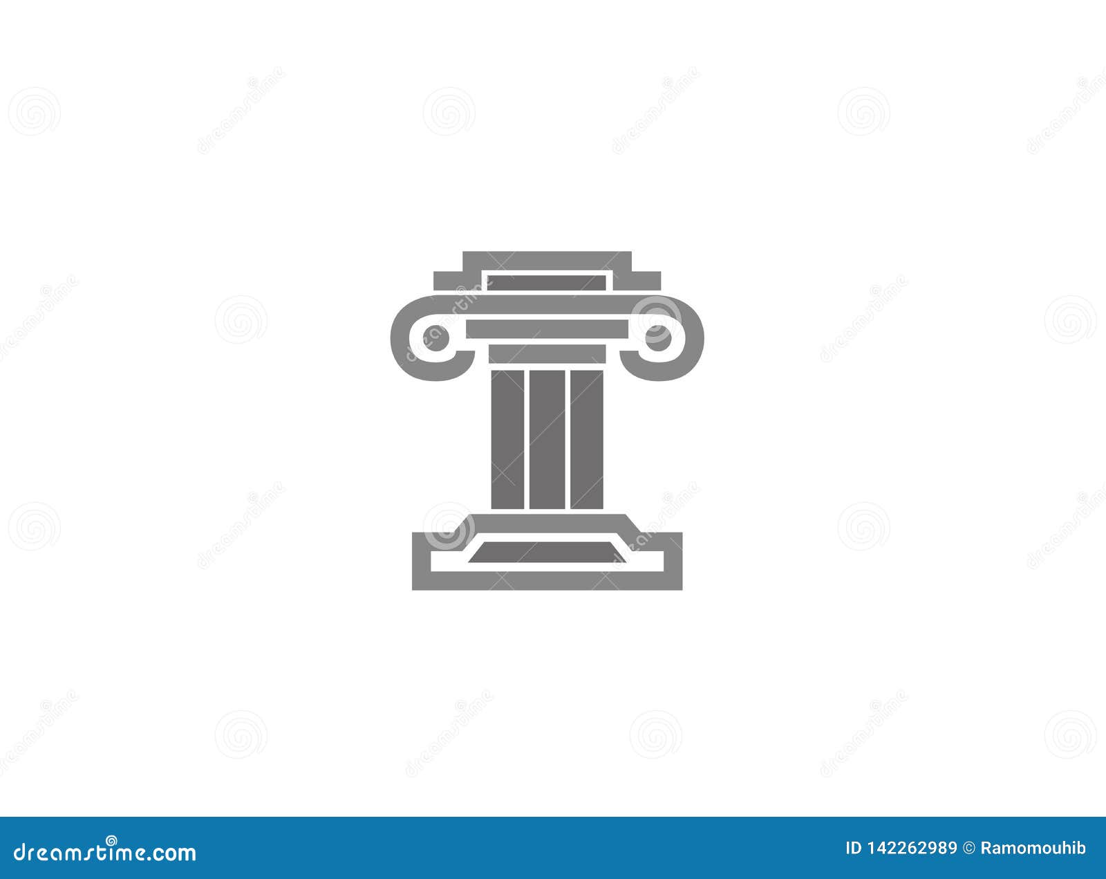 Law Building Justice for Logo Design Illustration Stock Illustration ...
