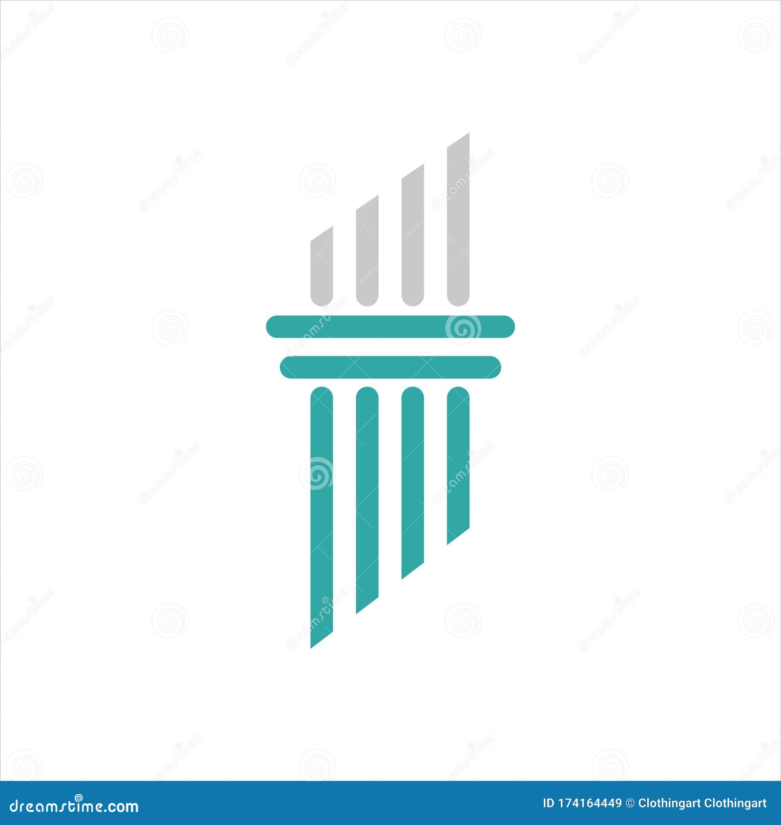 Law Building Logo Concept Modern Stock Vector - Illustration of ...