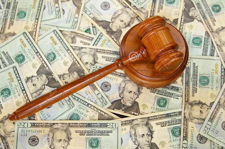 Law cash stock image. Image of financial, judge, bankrupt - 21816475
