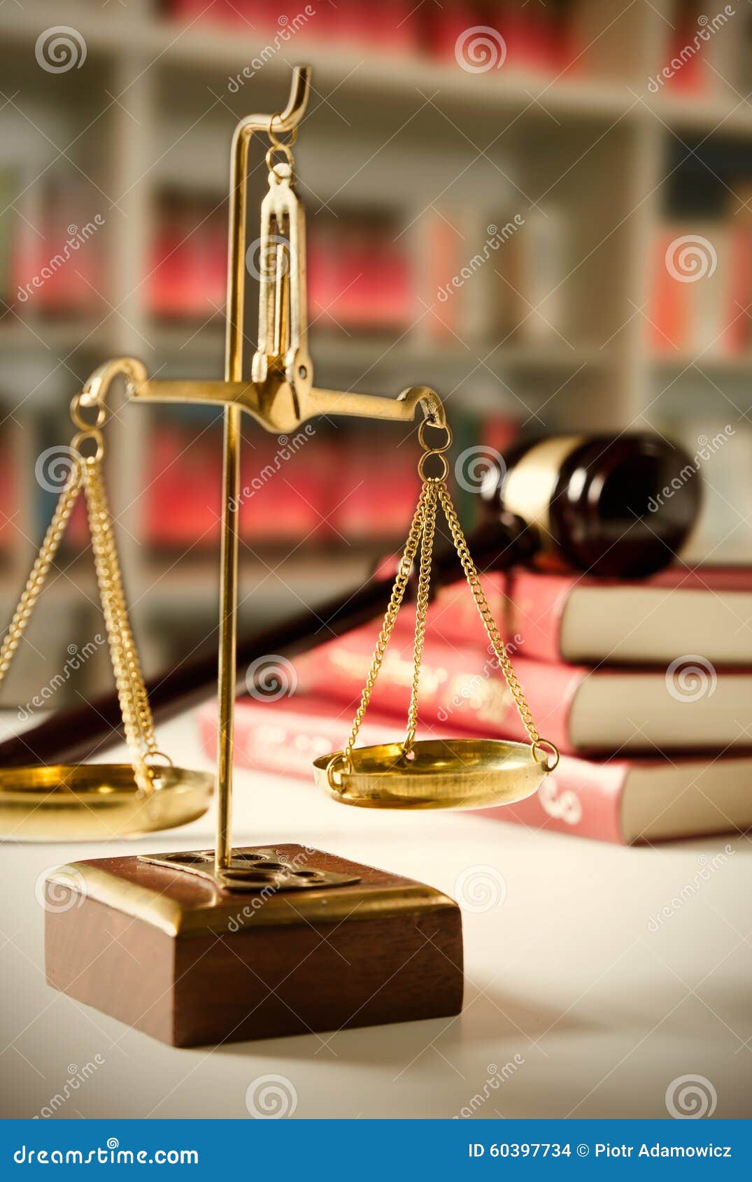 Law Composition with Scale and Gavel on Books Stock Photo - Image of ...