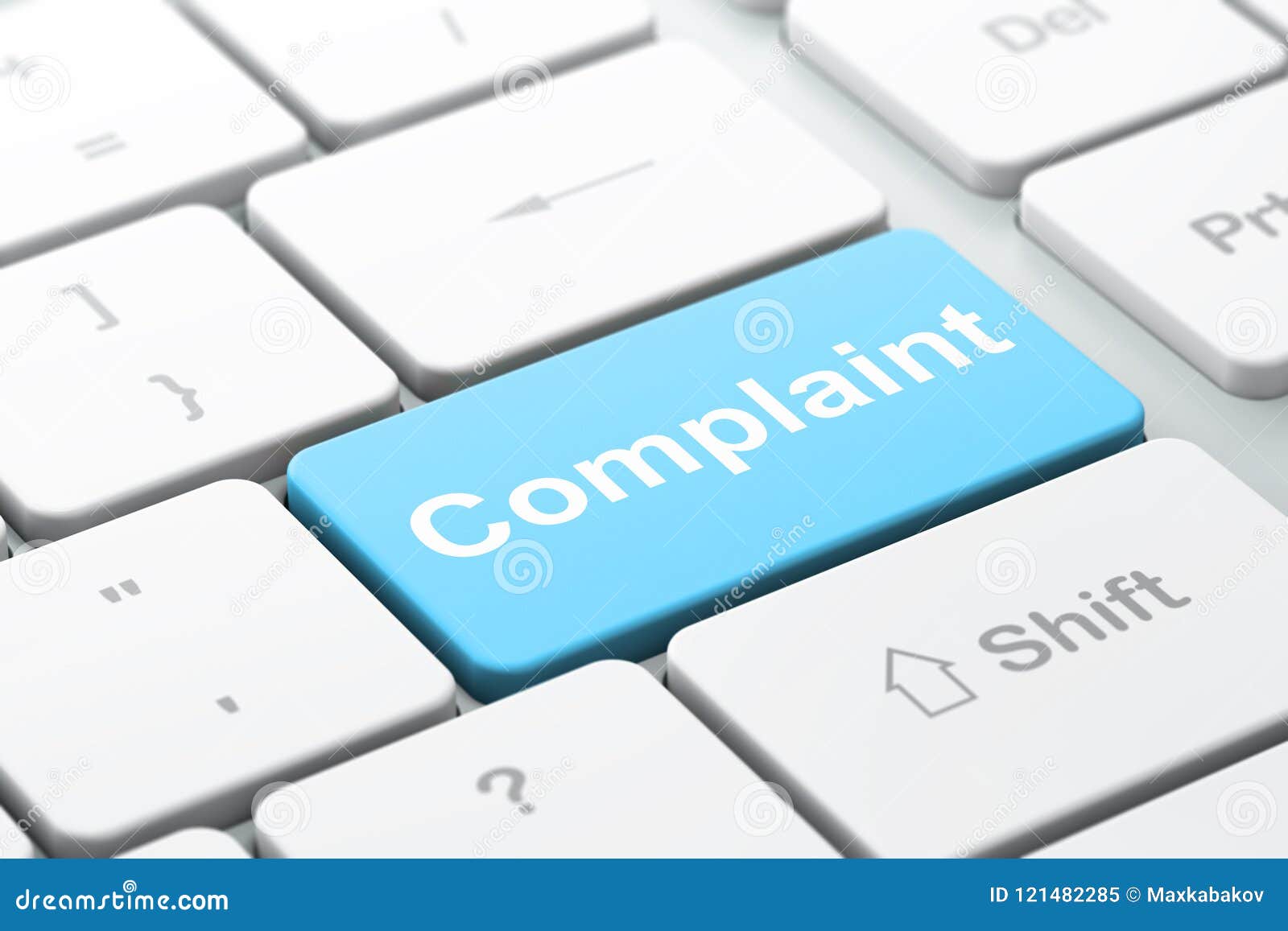 Law Concept: Complaint On Digital Paper Background Stock Photo ...