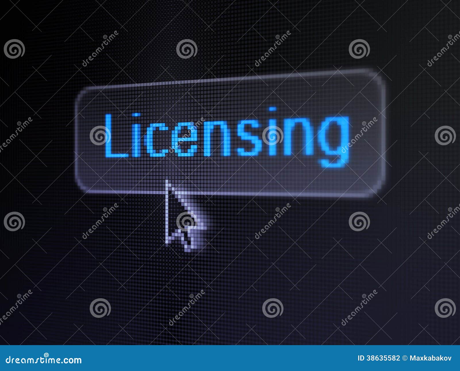 Law Concept: Licensing On Torn Paper Background Royalty-Free Stock ...