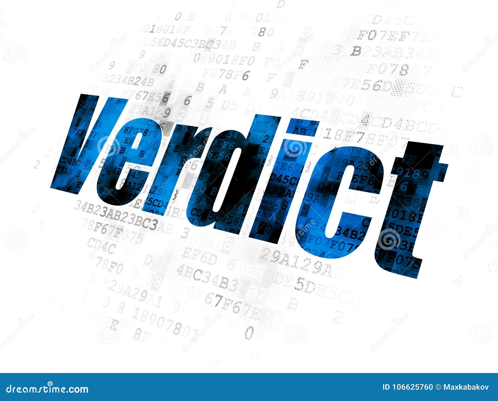 Law Concept: Verdict On Road Sign Background Stock Photography ...