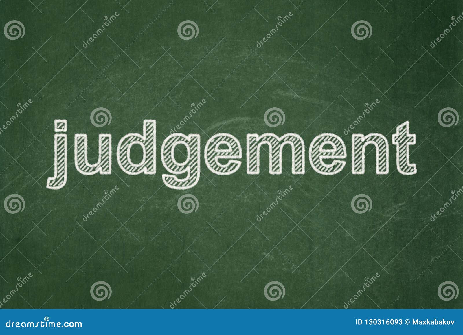 Law Concept: Judgement on Chalkboard Background Stock Illustration ...