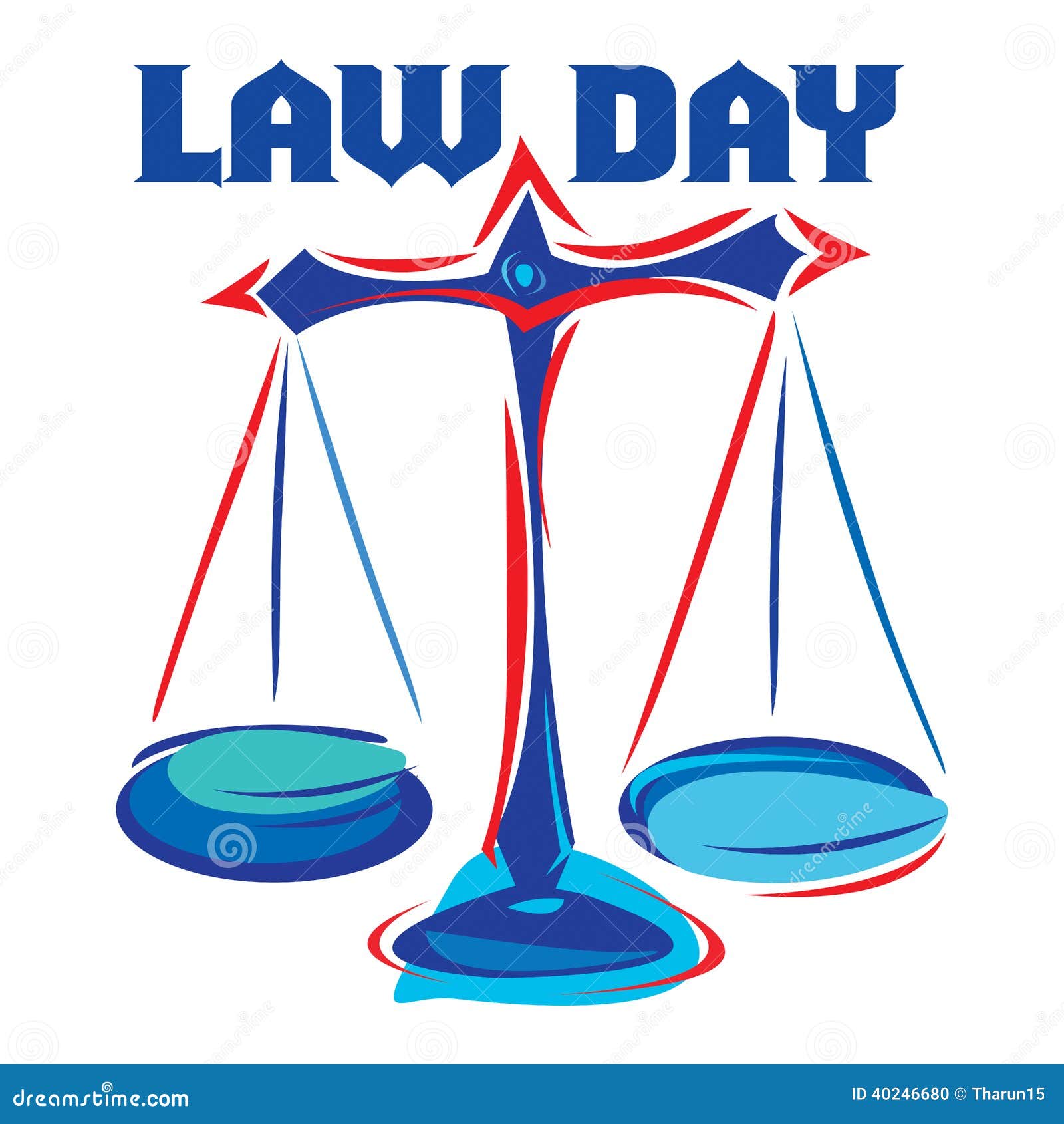 Law Day stock illustration. Illustration of equal, america - 40246680
