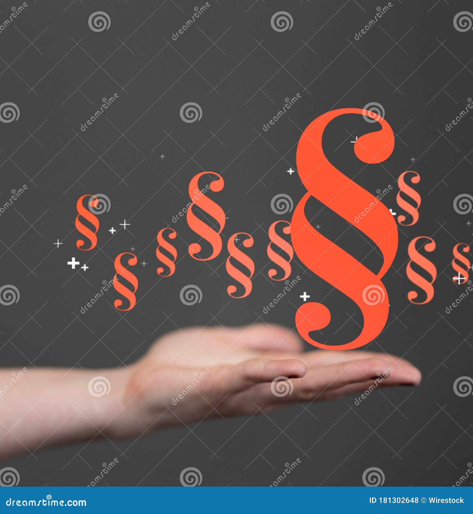 A law digital sign in hand stock photo. Image of balance - 181302648