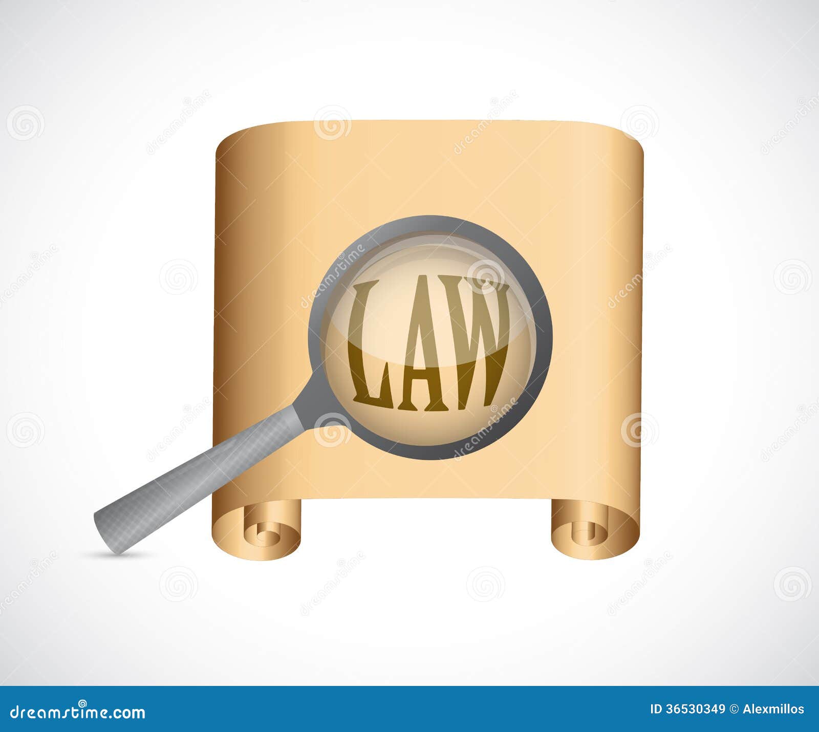 Law Documents Concept Illustration Design Stock Illustration ...