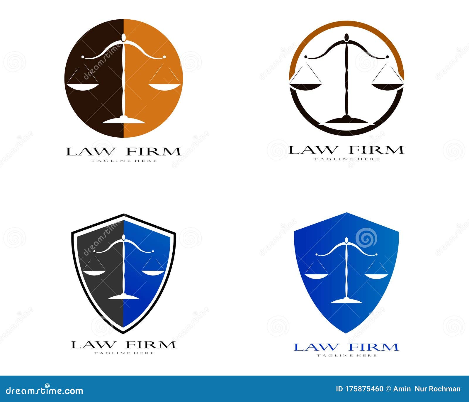 Law firm logo vector stock illustration. Illustration of template ...