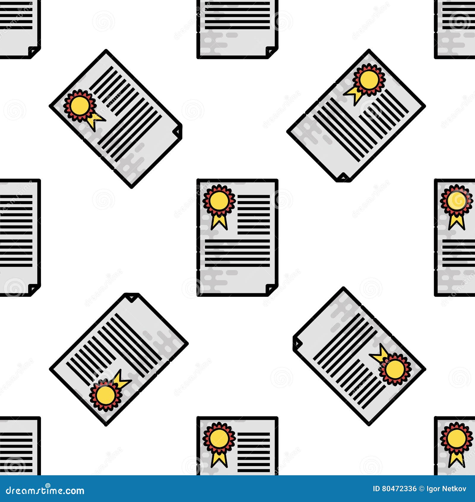 Law flat pattern stock vector. Illustration of crime - 80472336