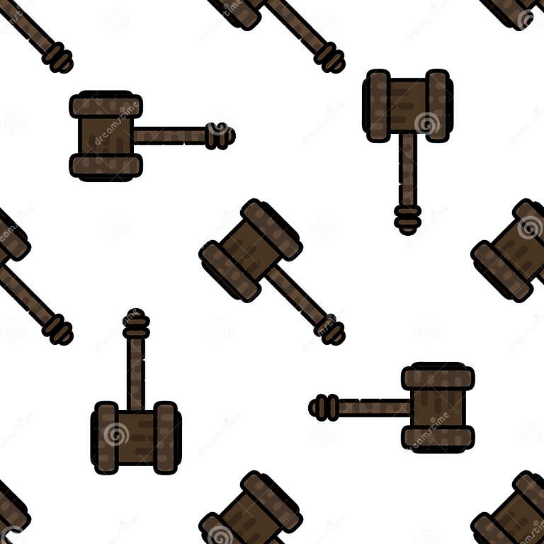 Law flat pattern stock vector. Illustration of design - 80472351