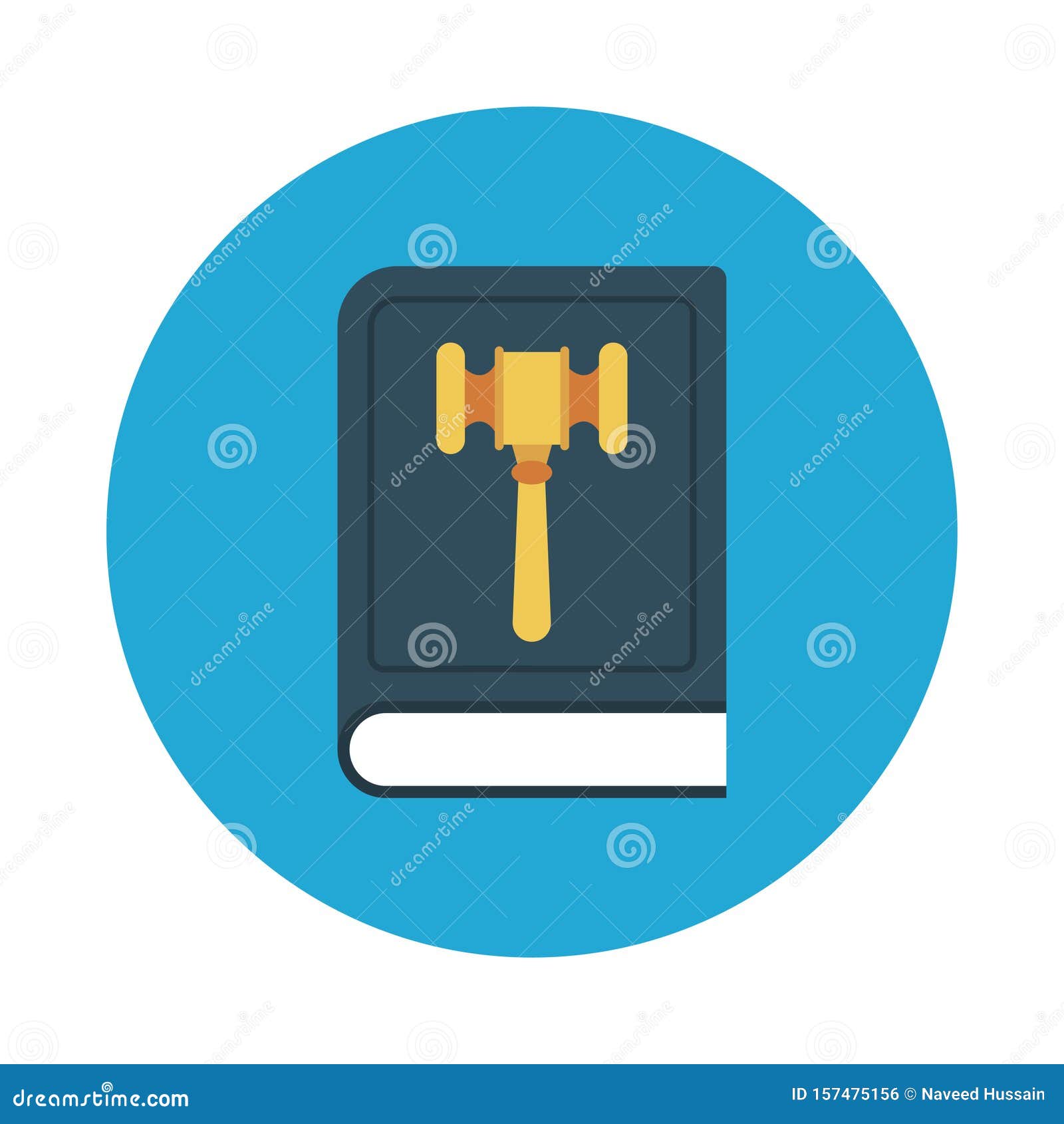 Law flat vector icon stock vector. Illustration of flat - 157475156