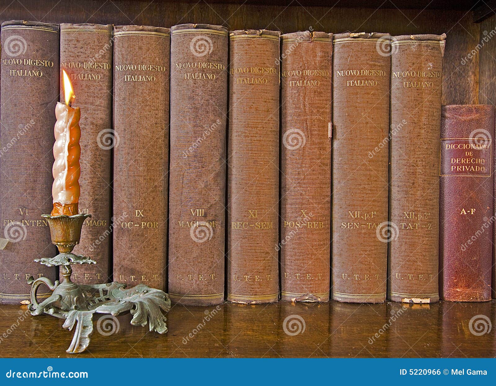 Law Library with a candle stock photo. Image of attorneys - 5220966