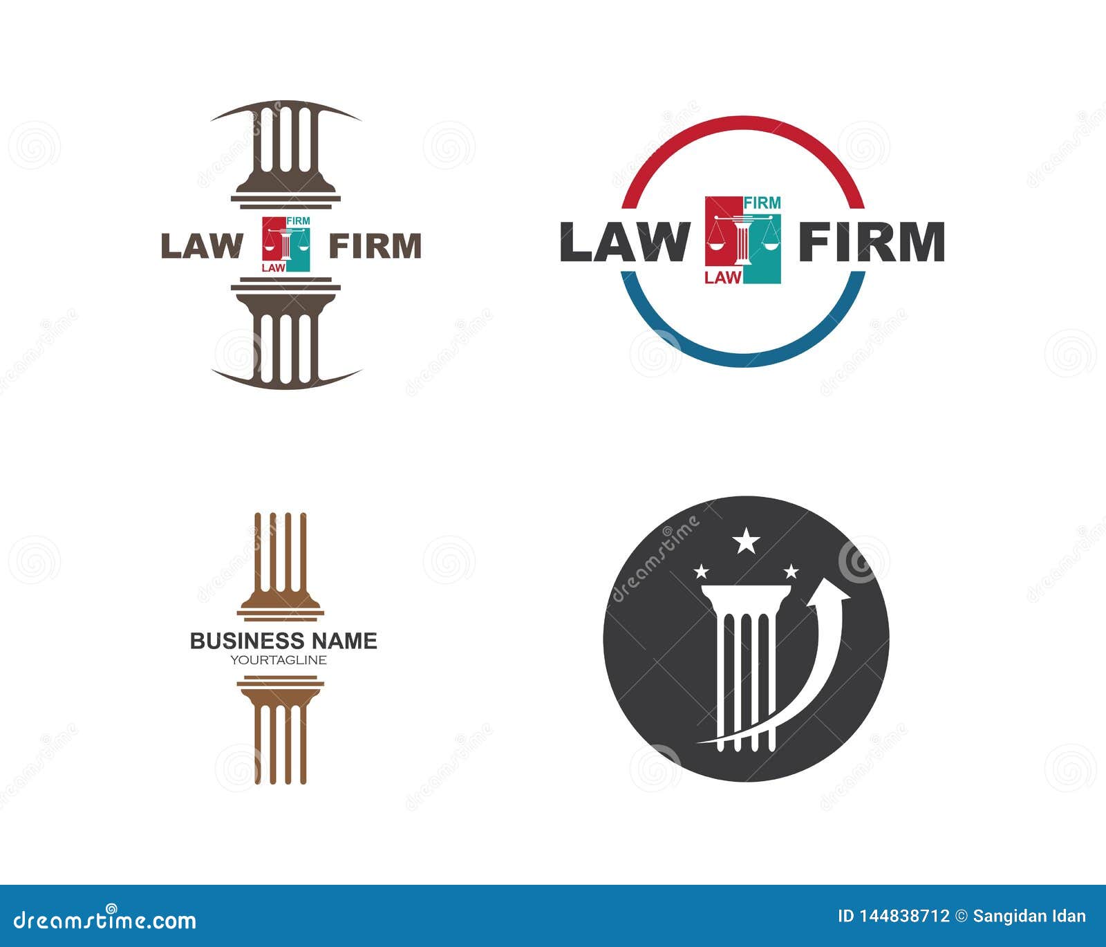 Law logo vector template stock vector. Illustration of crime - 144838712