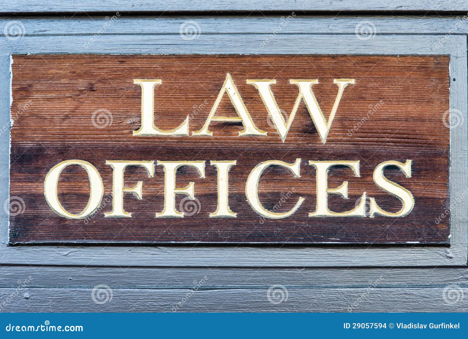 Law offices sign stock photo. Image of wooden, info, street - 29057594