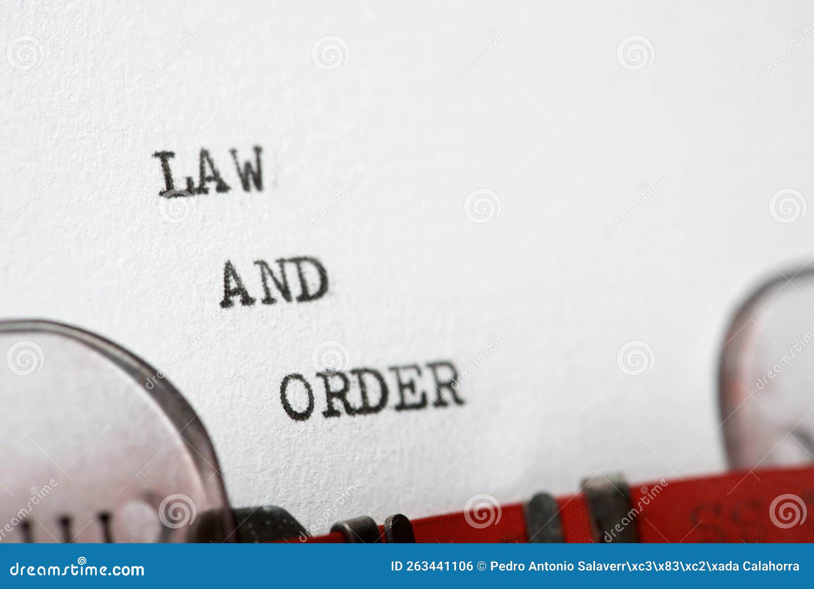 Law and order stock photo. Image of message, sentence - 263441106