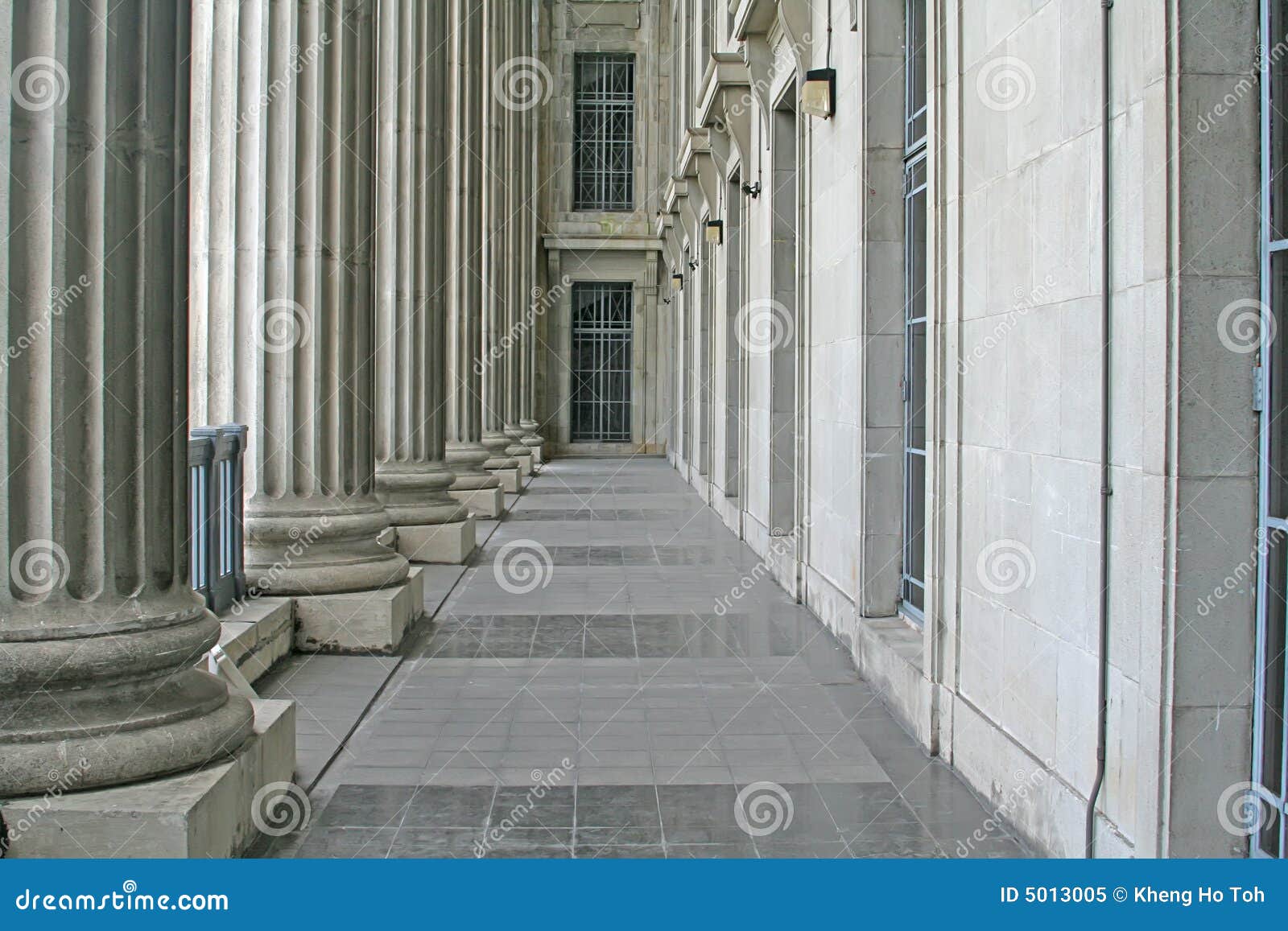 Law and Order Pillars in the Supreme Court Stock Image - Image of ...
