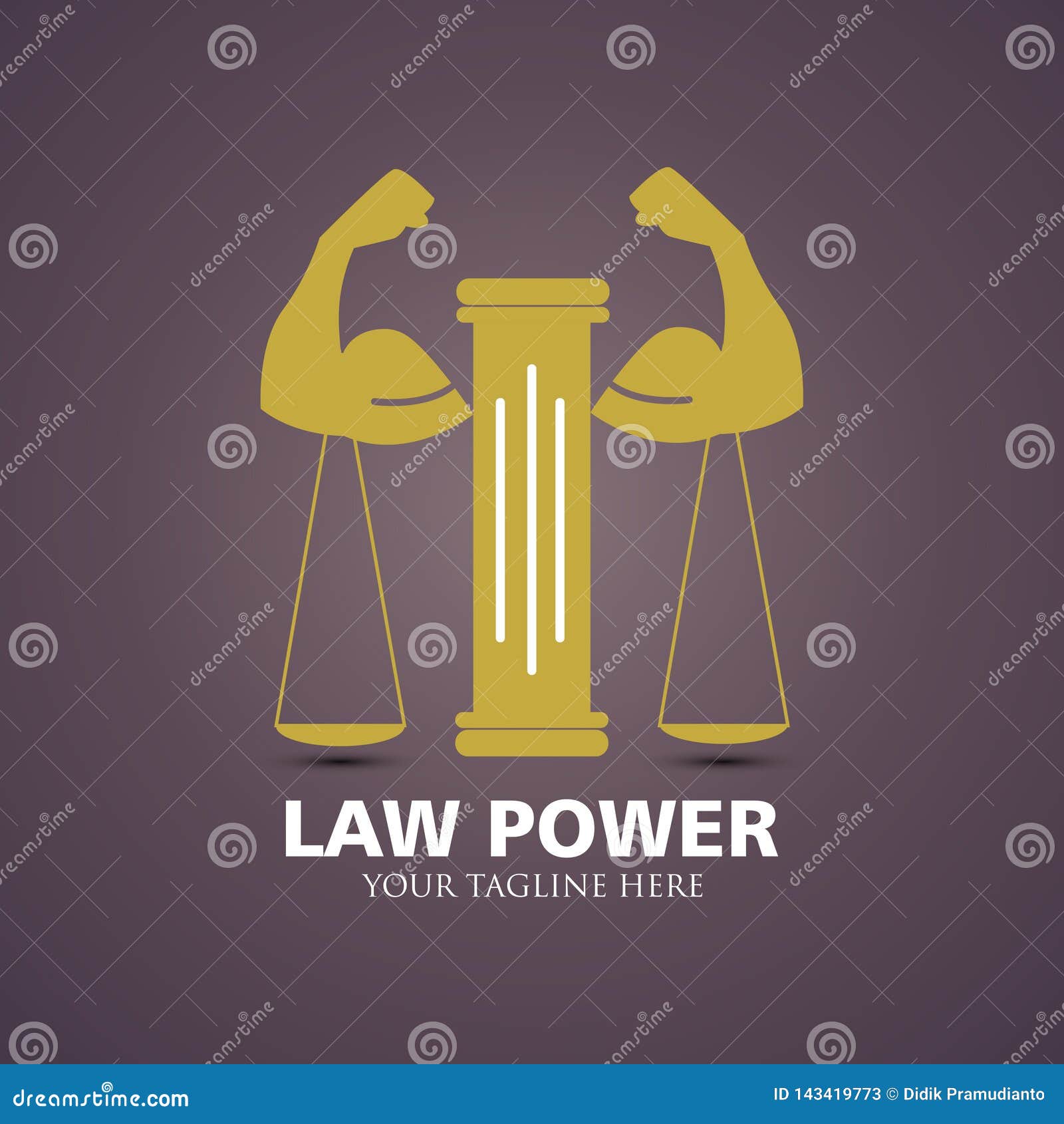 Law power logo design stock vector. Illustration of corporation - 143419773