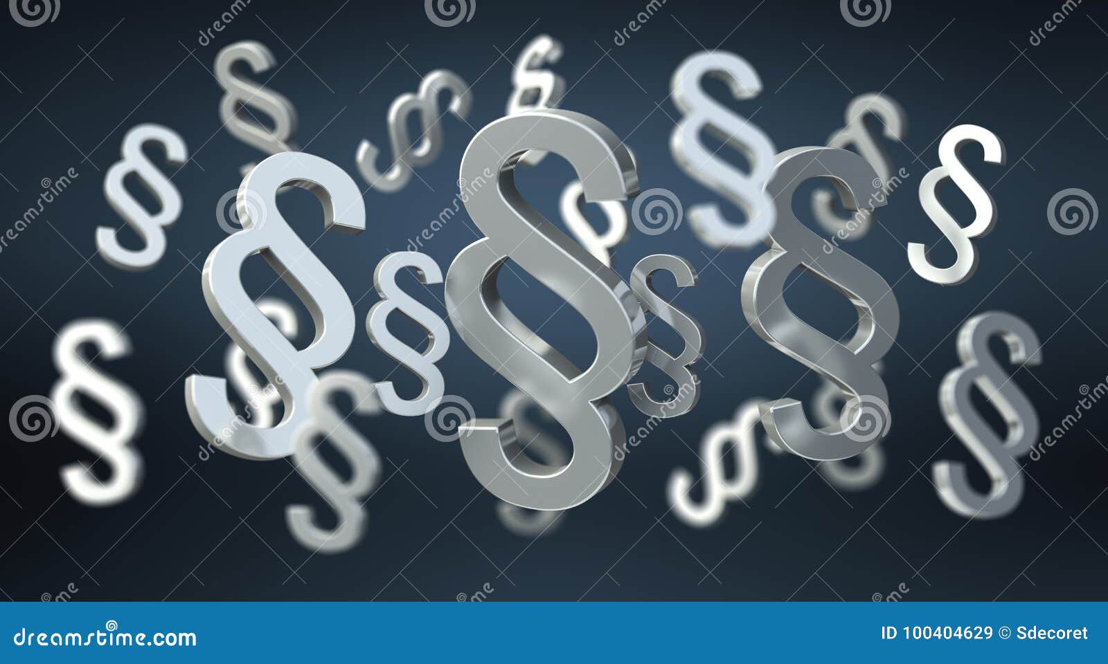 Law Protection Right Icons 3D Rendering Stock Illustration ...