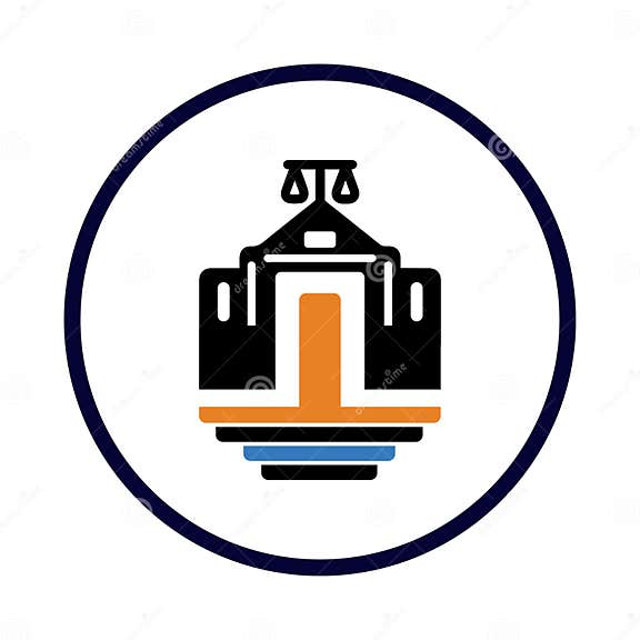 Law, Scale, Building, Law Icon Stock Vector - Illustration of business ...